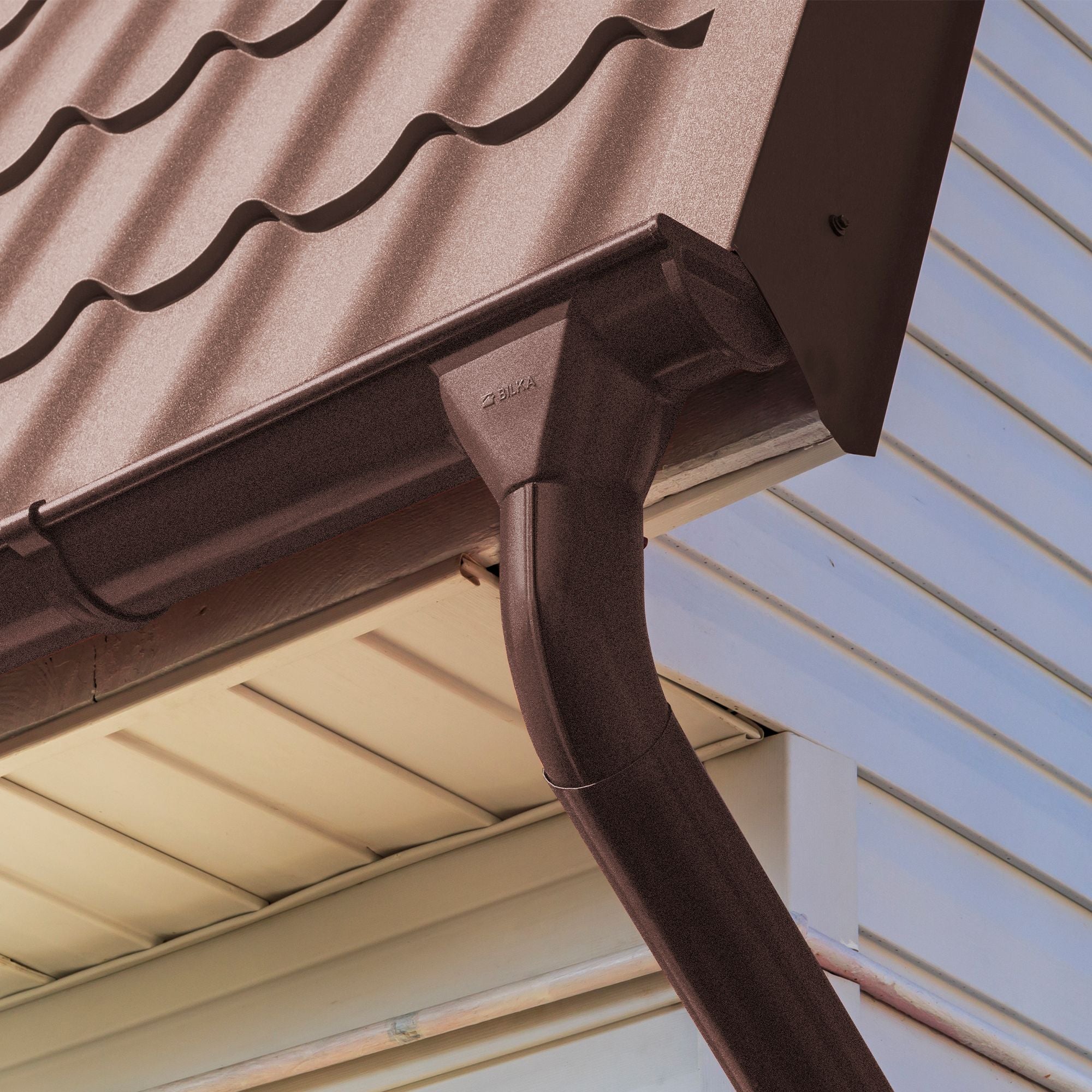 Cot burlan 60° Bilka, maro ciocolatiu mat, 90 mm, metal