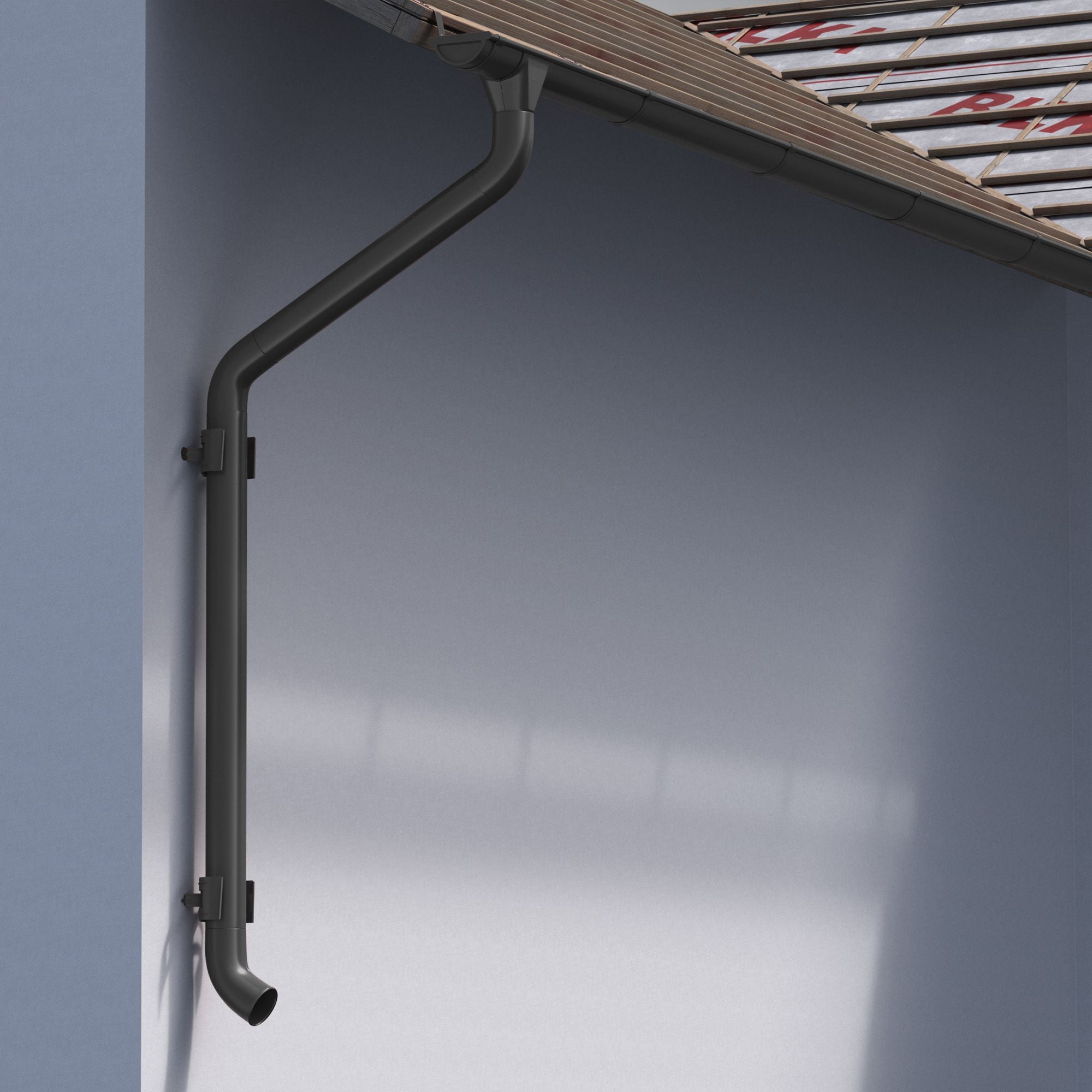 Cot evacuare 67° Bilka, gri, 90 mm, metal