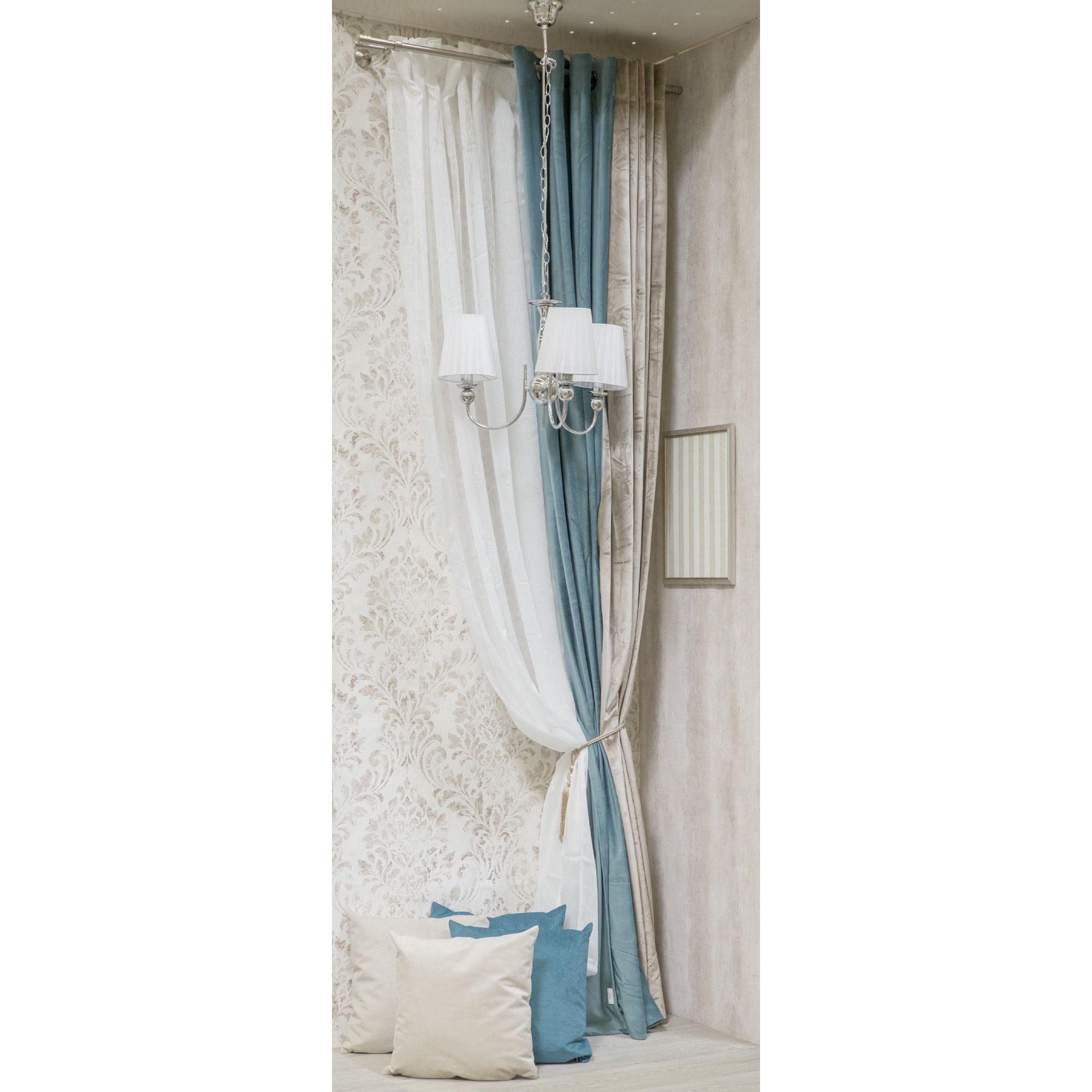 Tapet bej, model abstract "Jardin"