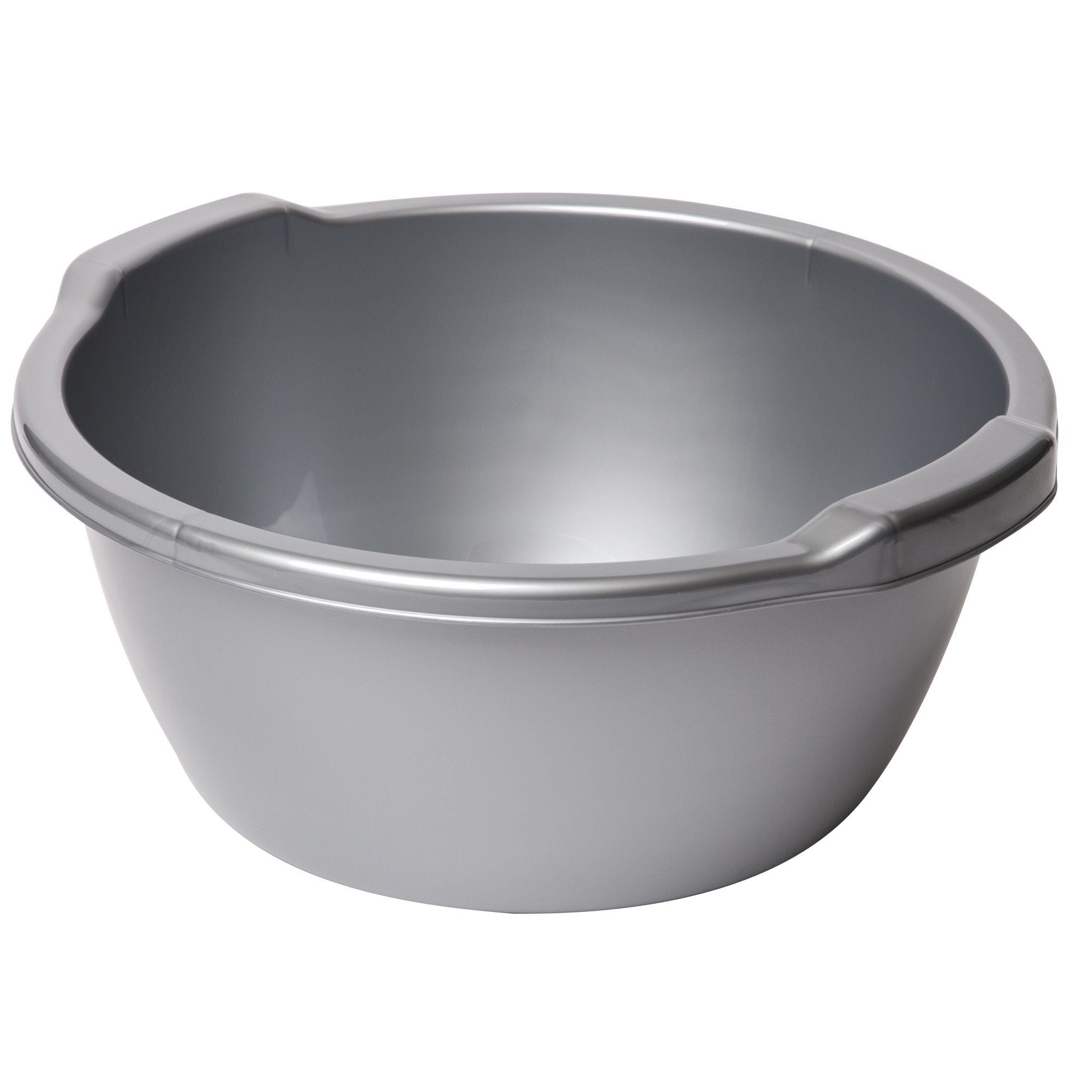 Lighean din plastic cu manere, 15 L, diverse culori