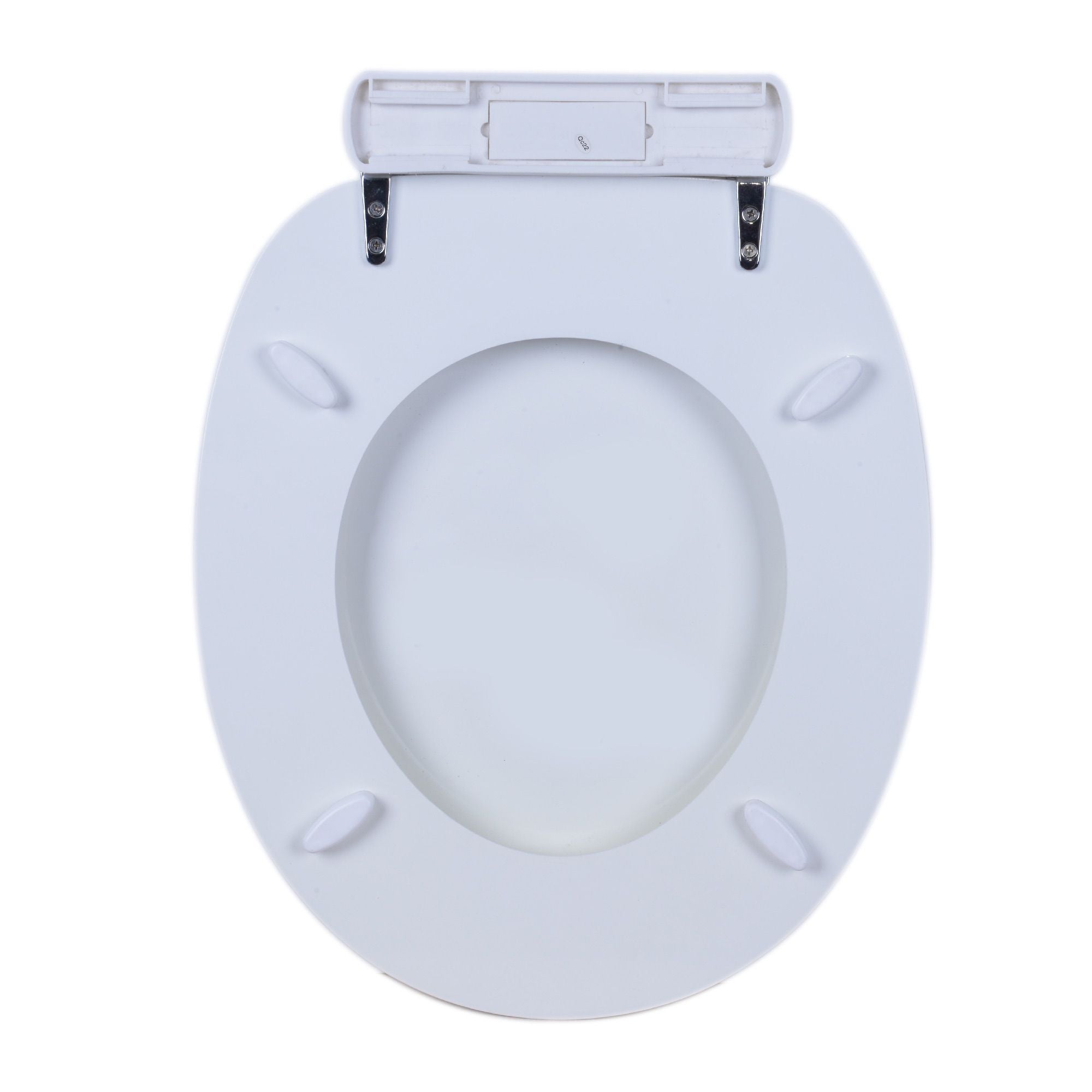Capac WC Sensea Glossy, din MDF, inchidere standard, alb