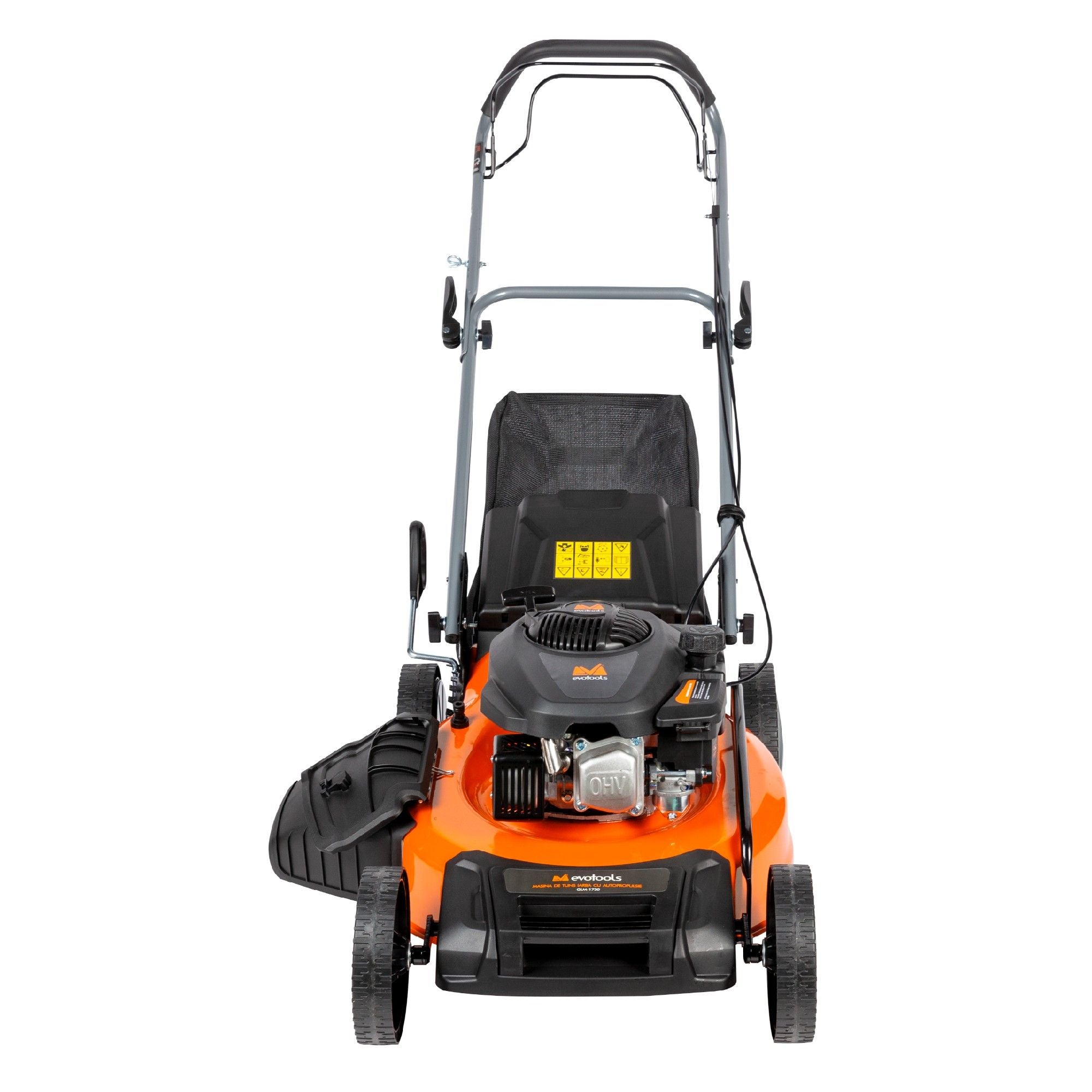 Masina de tuns iarba Evotools, pe benzina, 4 CP/ 3 kW, 65 L, latime 51 cm