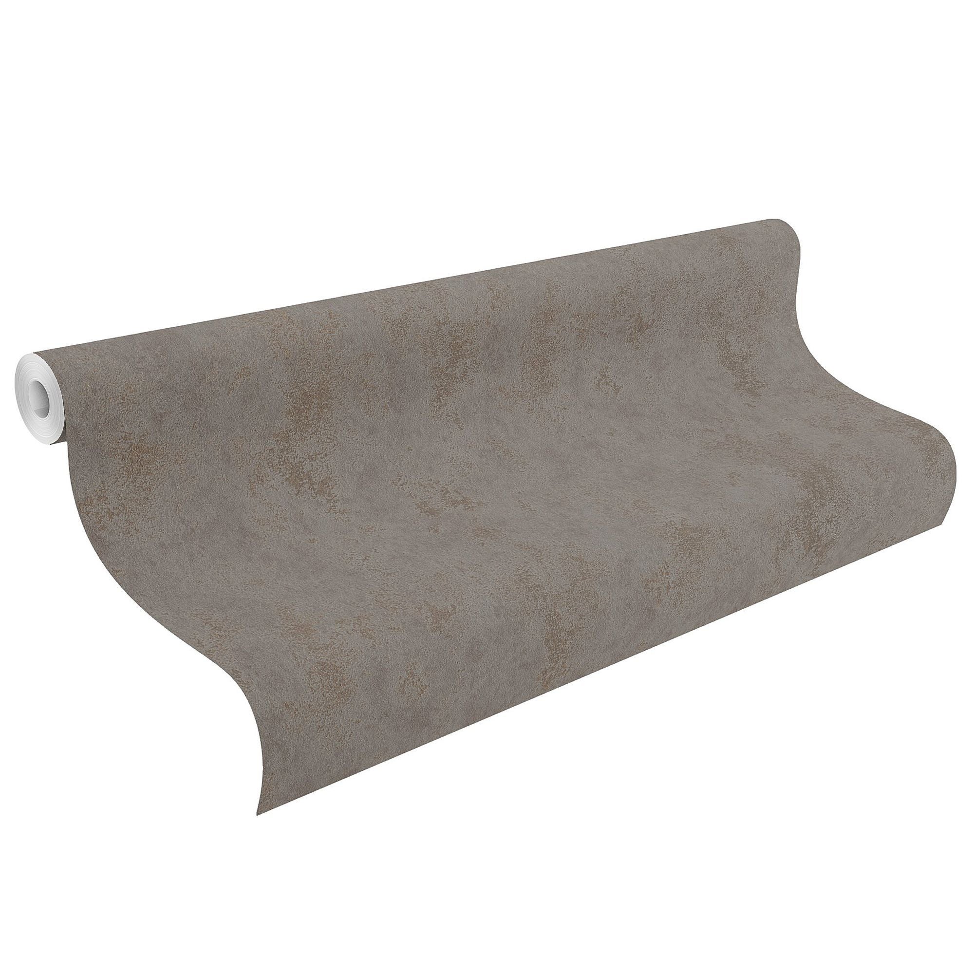 Tapet vinil, model beton, maro, rola 10 x 1,06 m