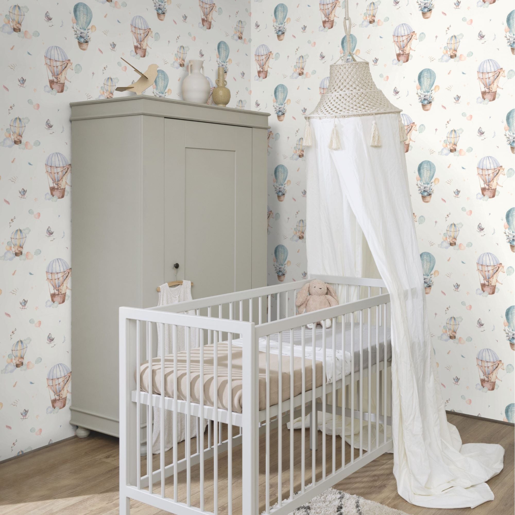 Tapet netesut pentru camera copii, model animale, multicolor, rola 10 x ...