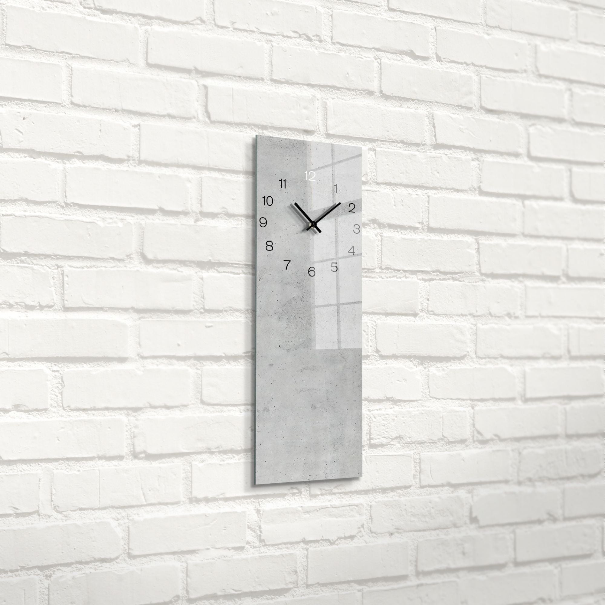 Ceas sticla Concrete, 20 x60 cm