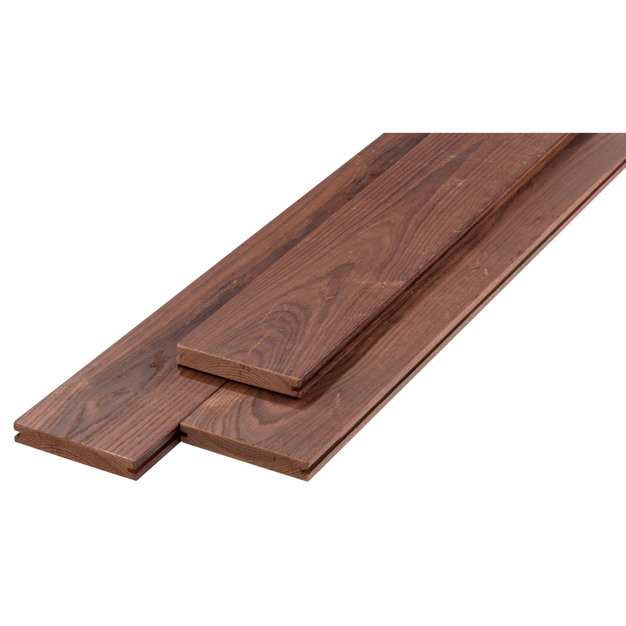 Dusumea terasa din pin, thermo, Ash, 2100 x 130 x 21 mm