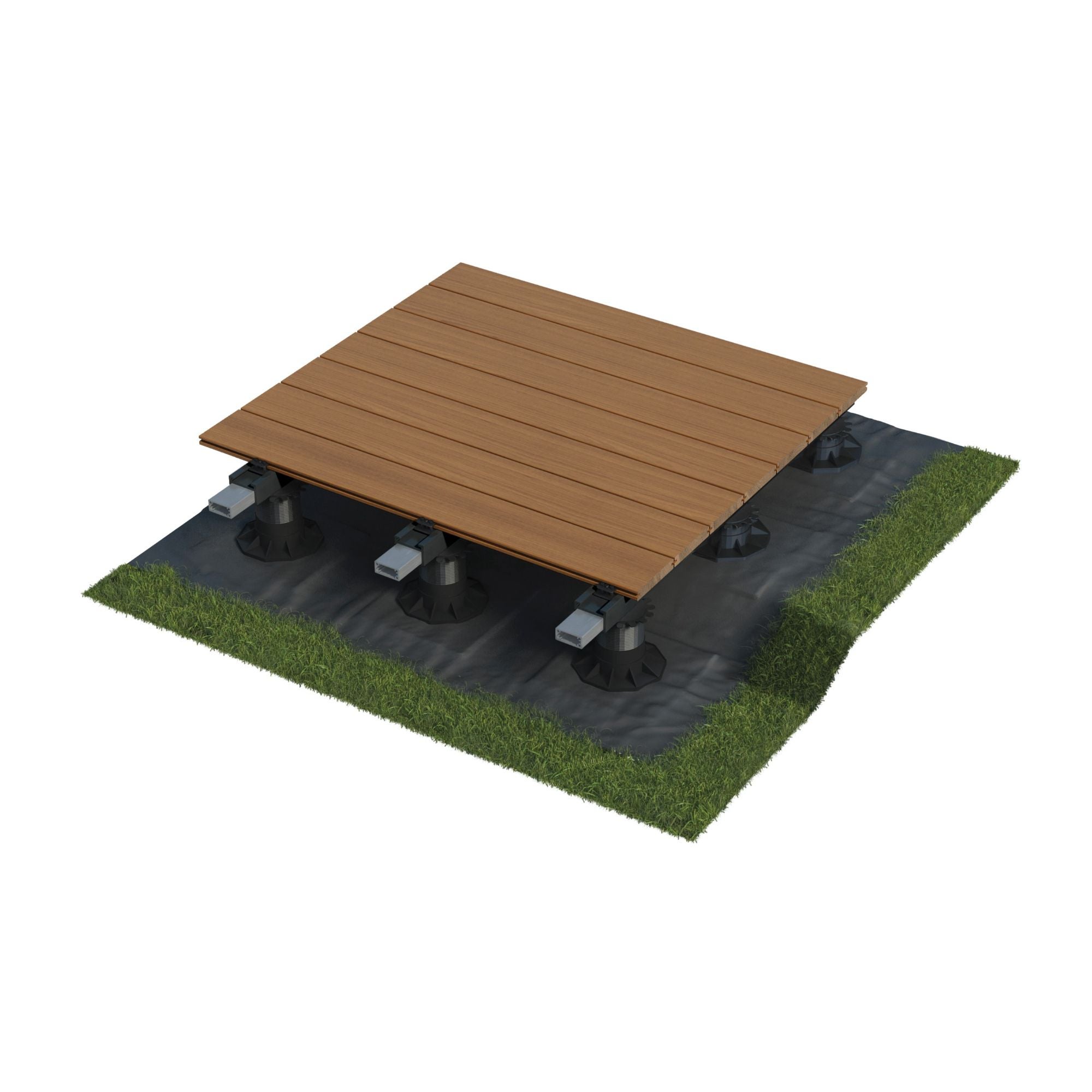 Dusumea terasa din pin, thermo, Ash, 2100 x 130 x 21 mm