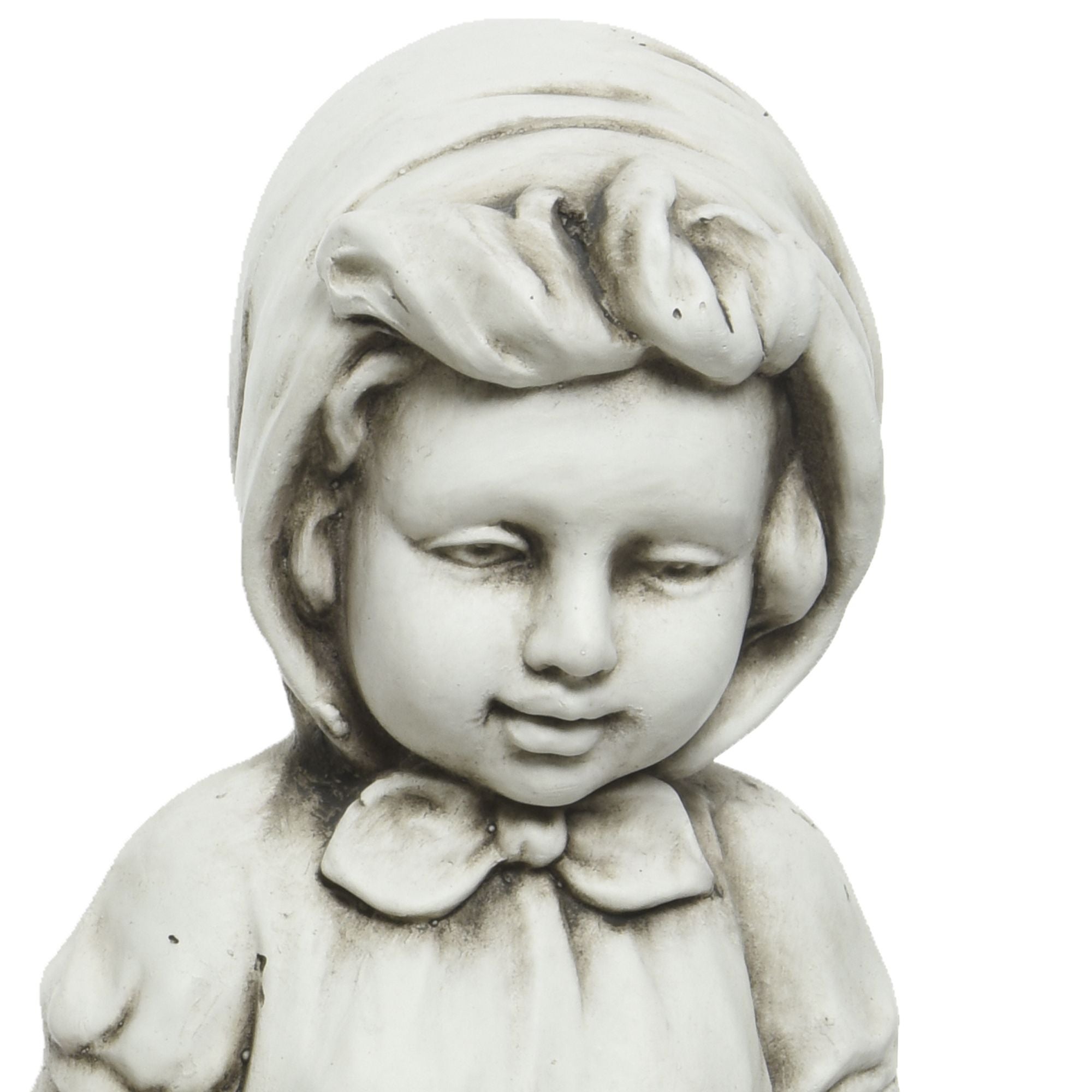 Statueta decorativa gradina, model fata, H 67 cm