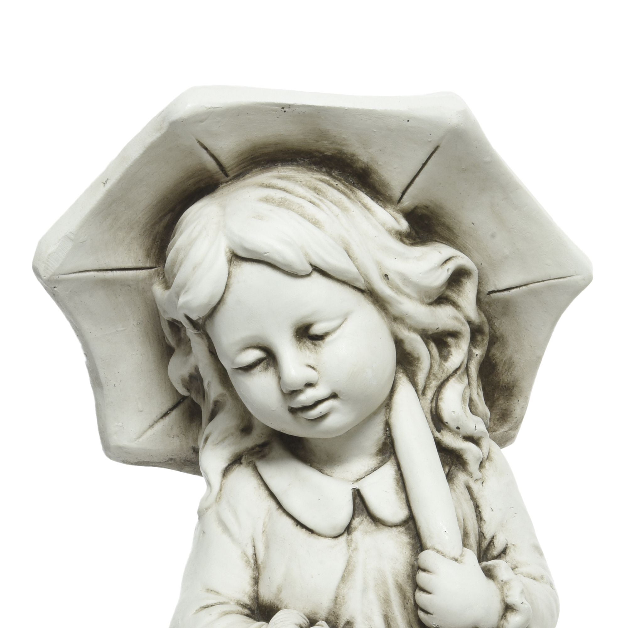 Statueta decorativa gradina, model fata, H 66 cm