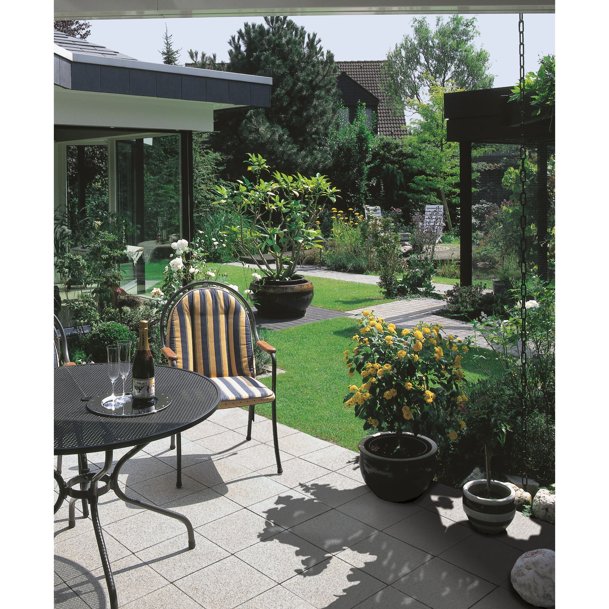 Pavaj beton Rettango, 200 x 100 x 60 mm, gri brun