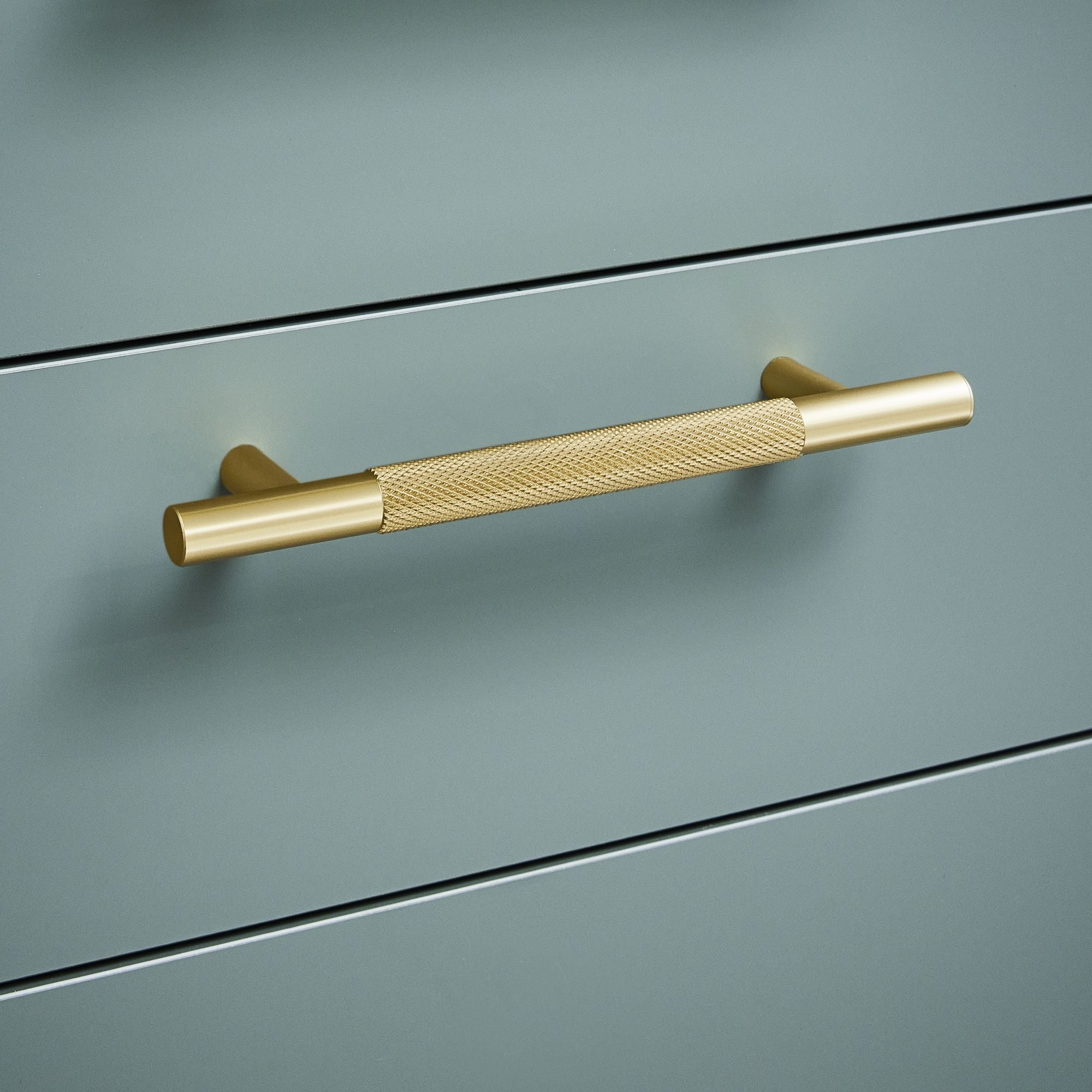 Maner mobila Inspire Axel, 128 mm, aluminiu, auriu, finisaj mat