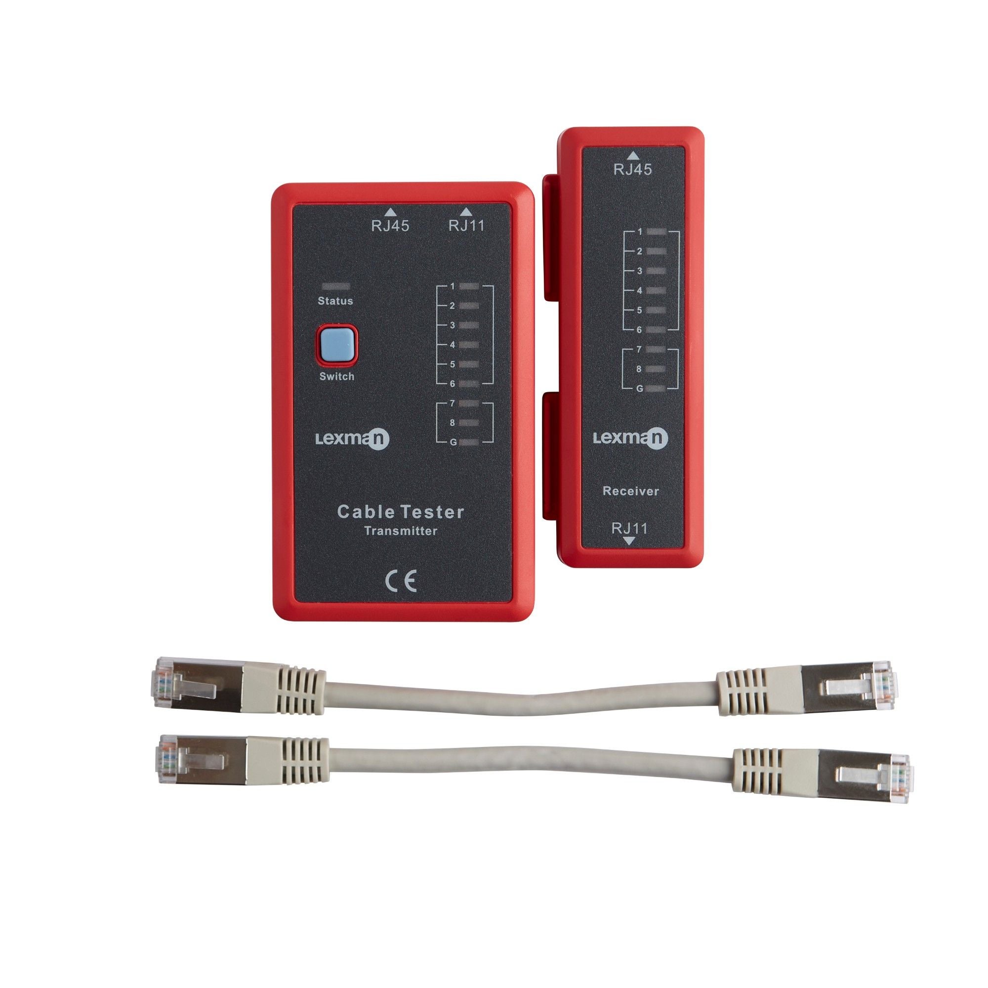 Tester cabluri RJ45, RJ11/12, Lexman