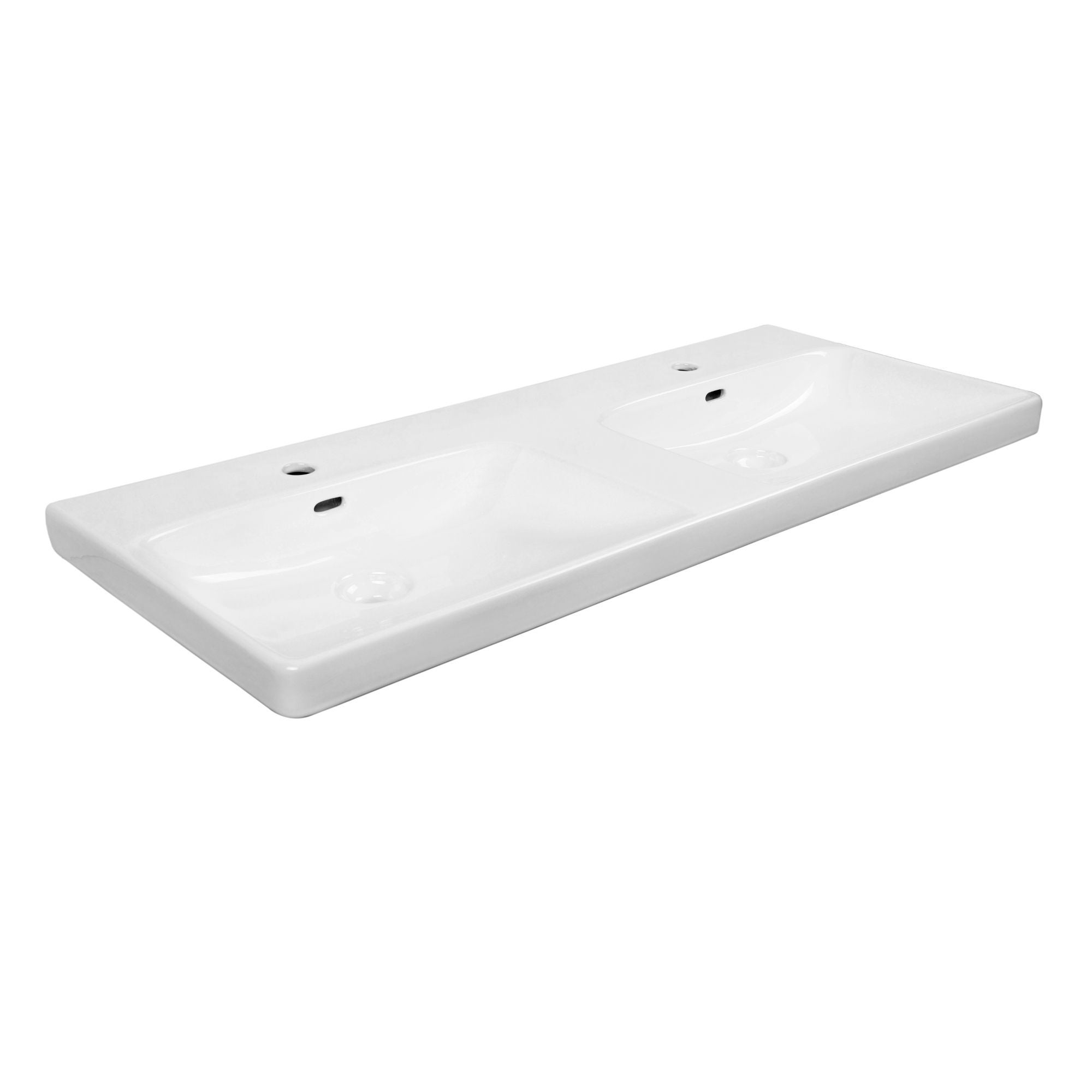 Lavoar incastrat Sensea Remix, latime 121 cm, alb