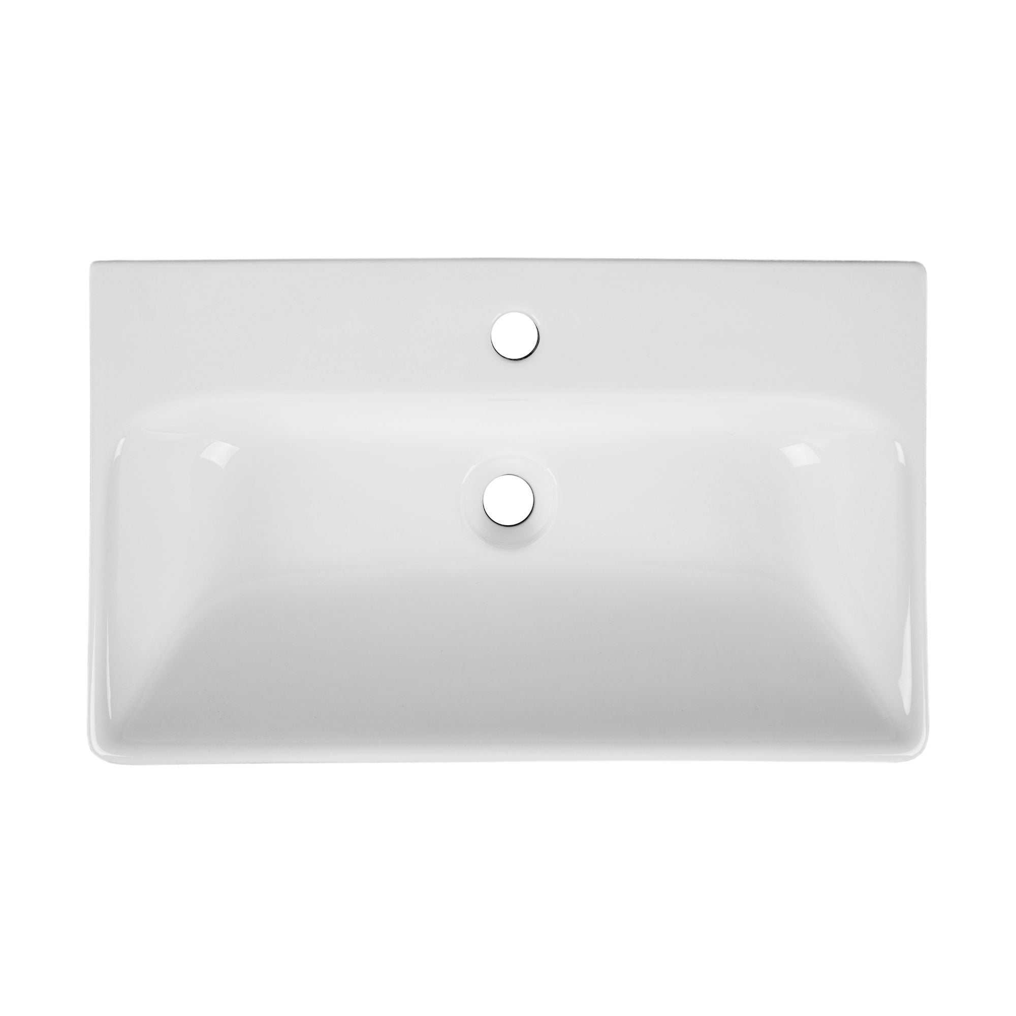 Lavoar incastrat Sensea Remix, latime 61 cm, alb