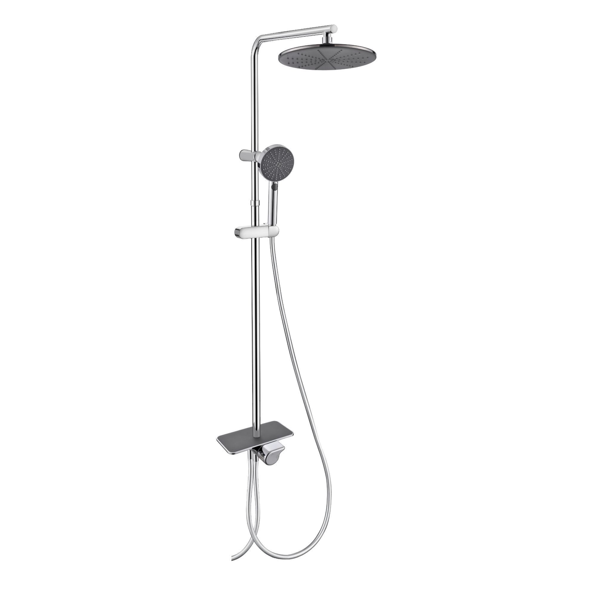 Sistem dus fix, Sensea Easy, 3 functii, plastic, crom