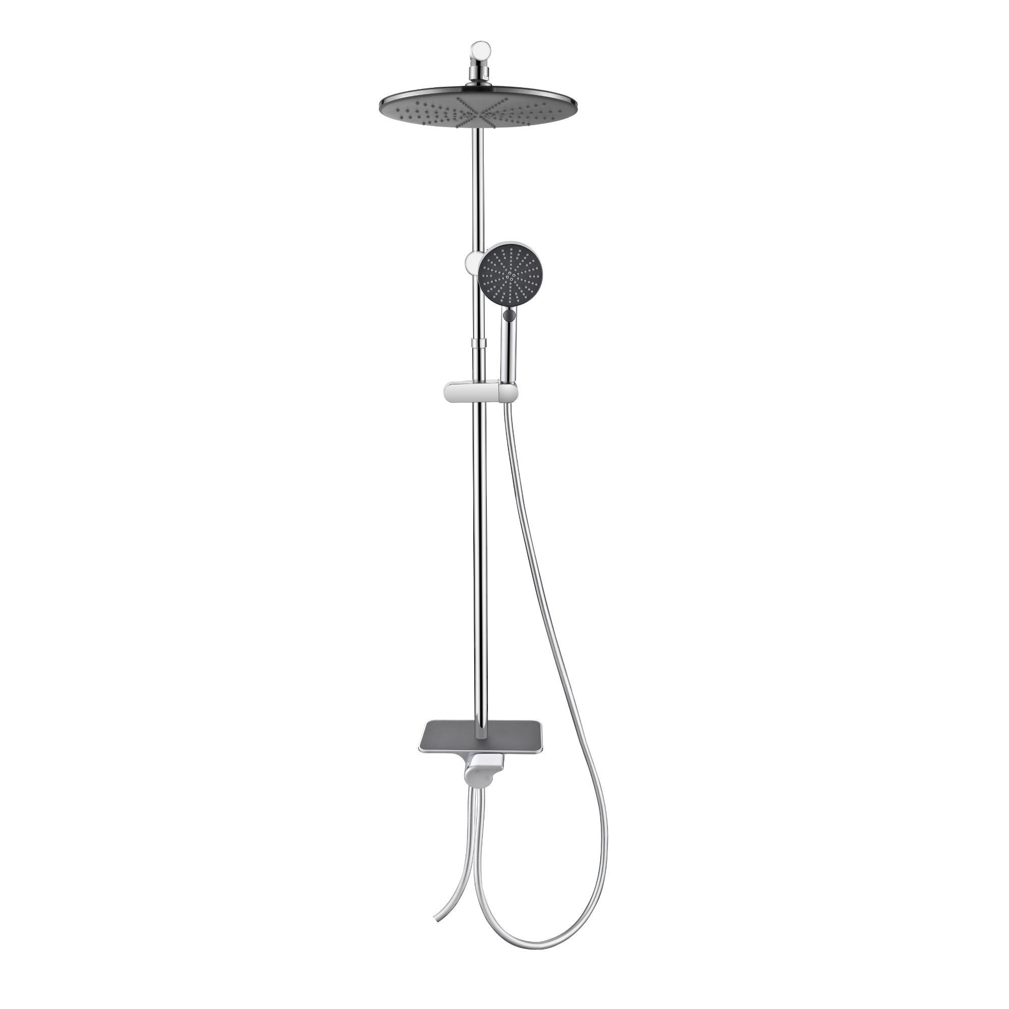 Sistem dus fix, Sensea Easy, 3 functii, plastic, crom