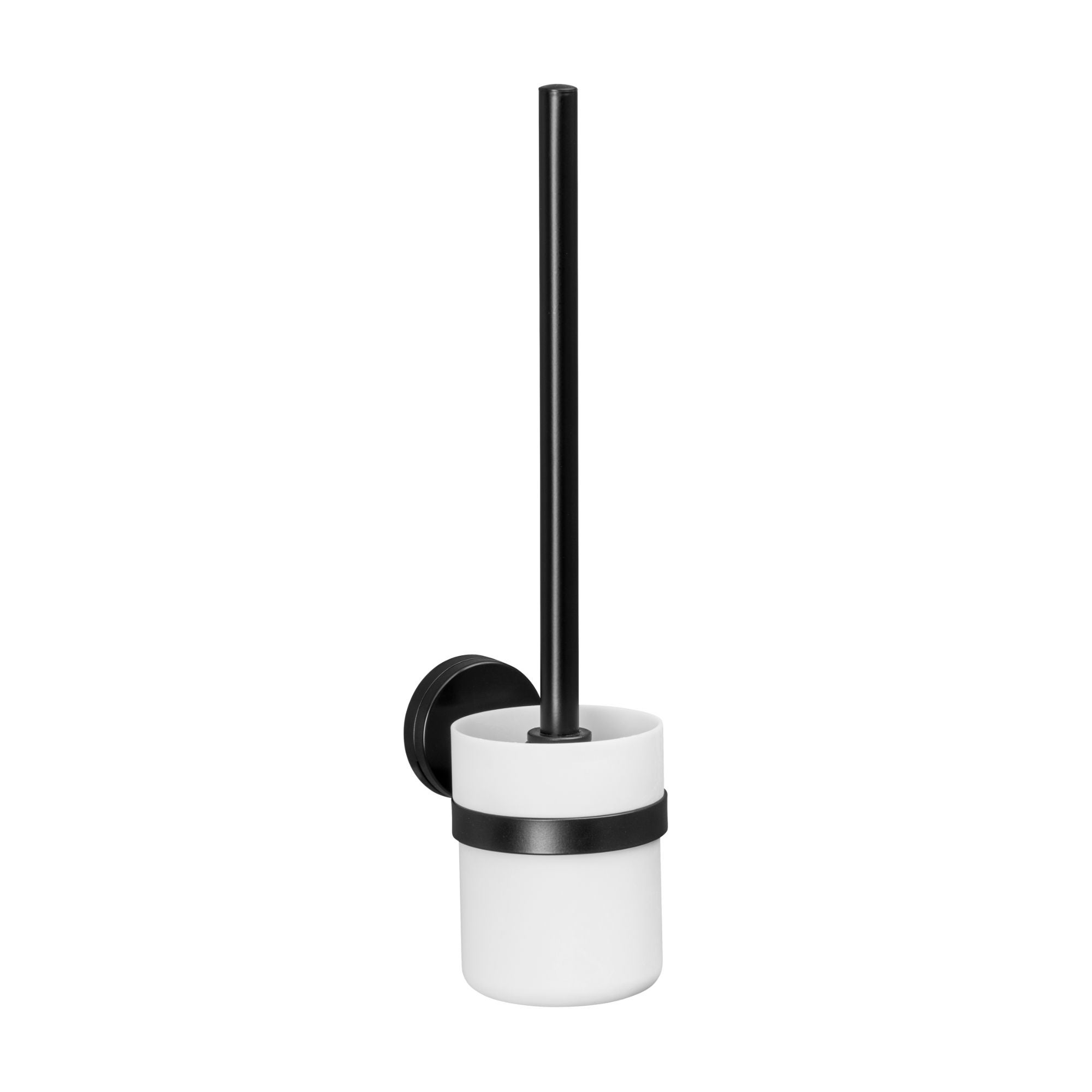 Perie WC Pavia, din plastic, fixare prin lipire, multicolor