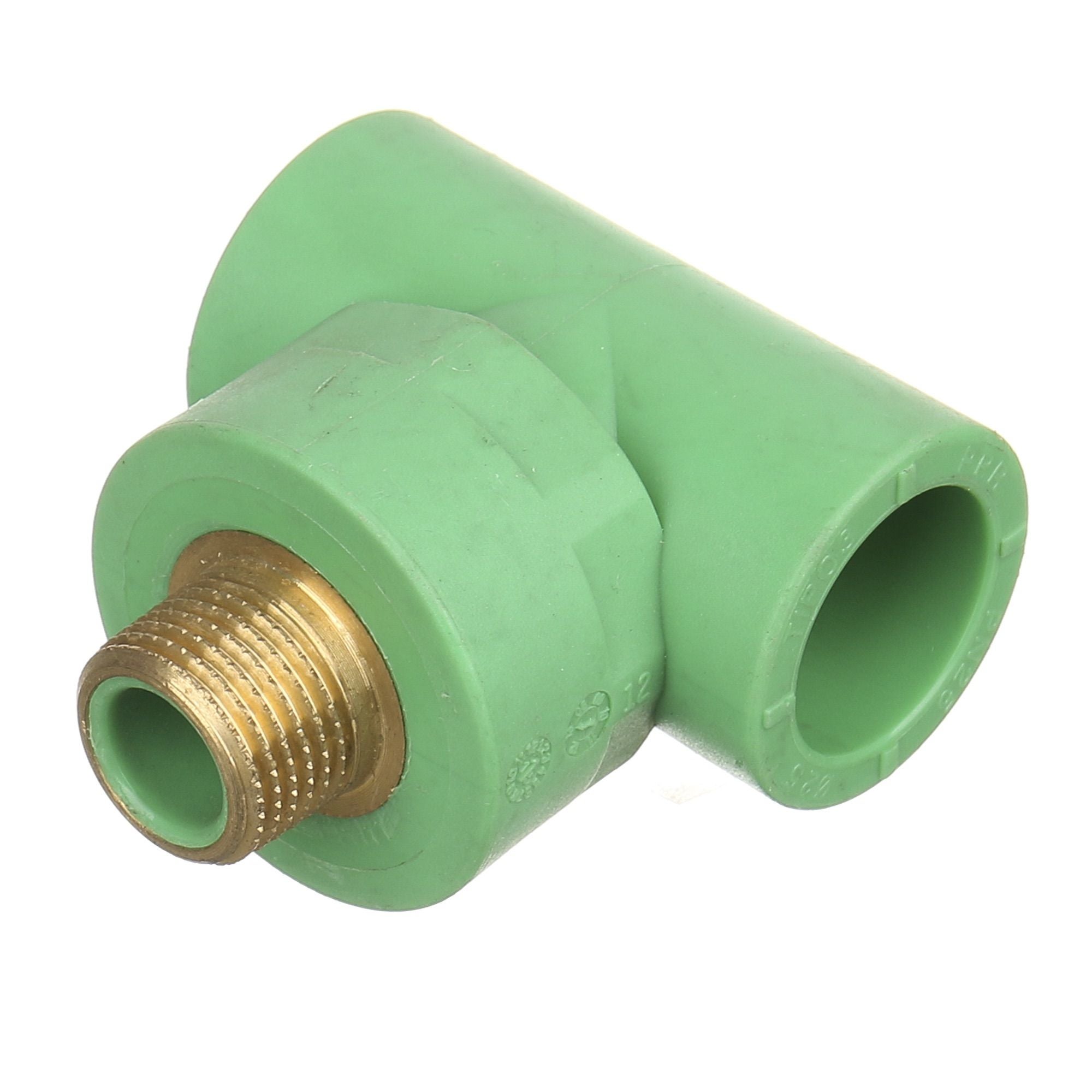 Teu teava PPR, filet exterior, Ø 25 mm x 1/2', PN25, verde