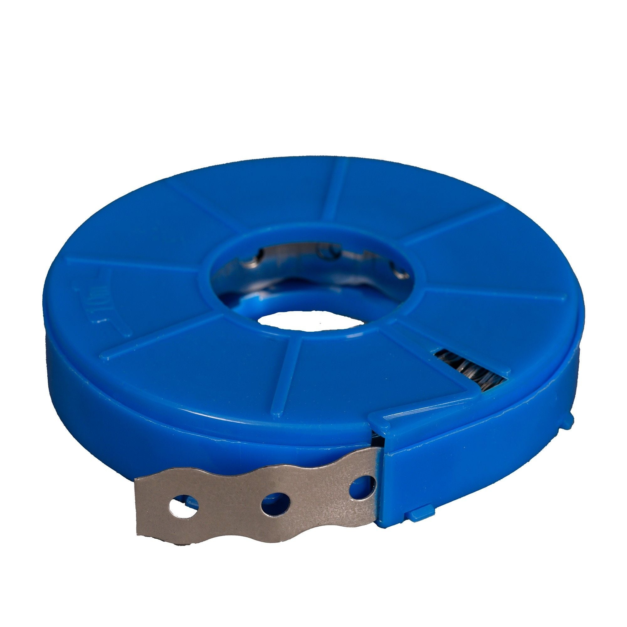 Banda metalica perforata 26 mm x 10 m, albastra