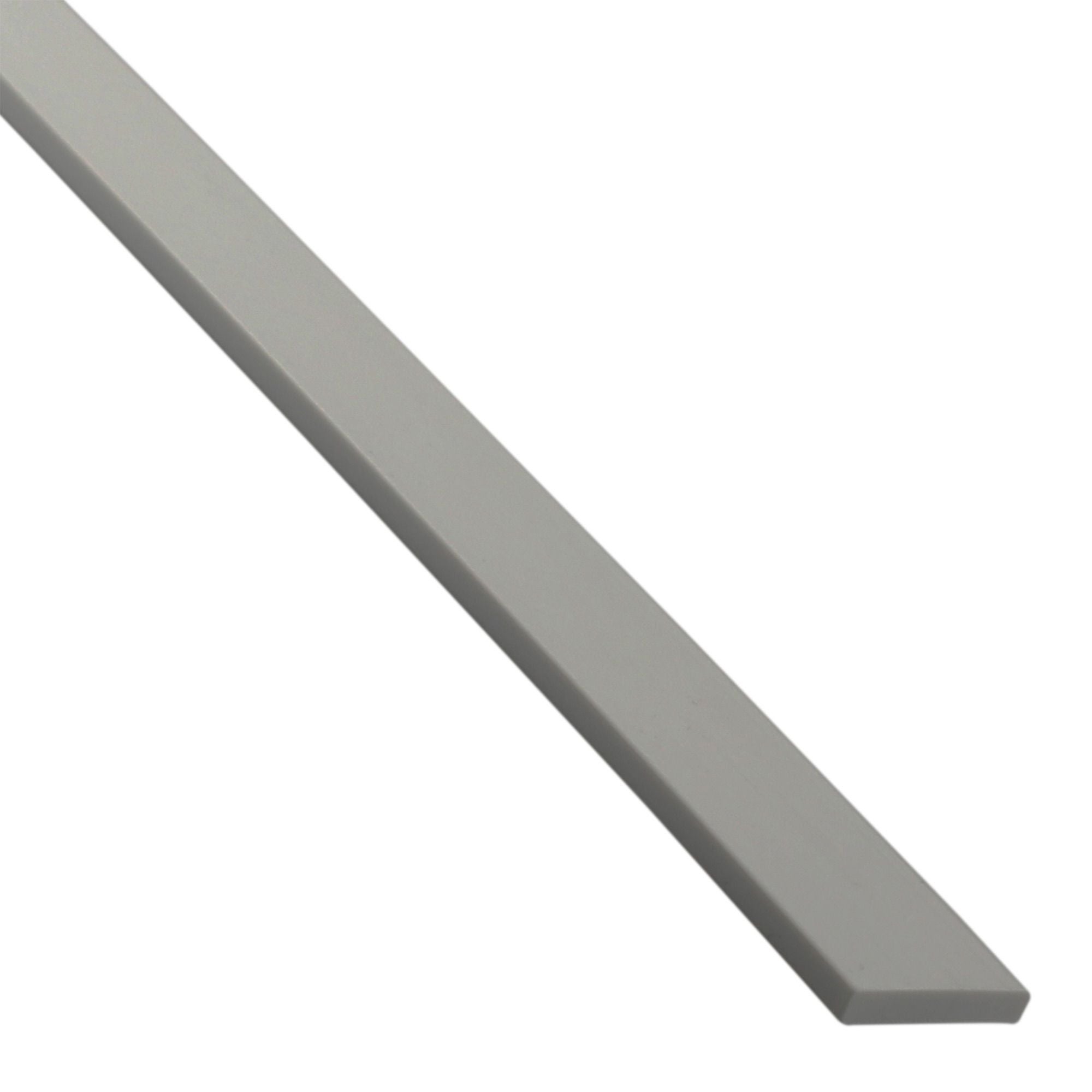 Platbanda PVC, 30 x 3 mm, L = 1 m, gri