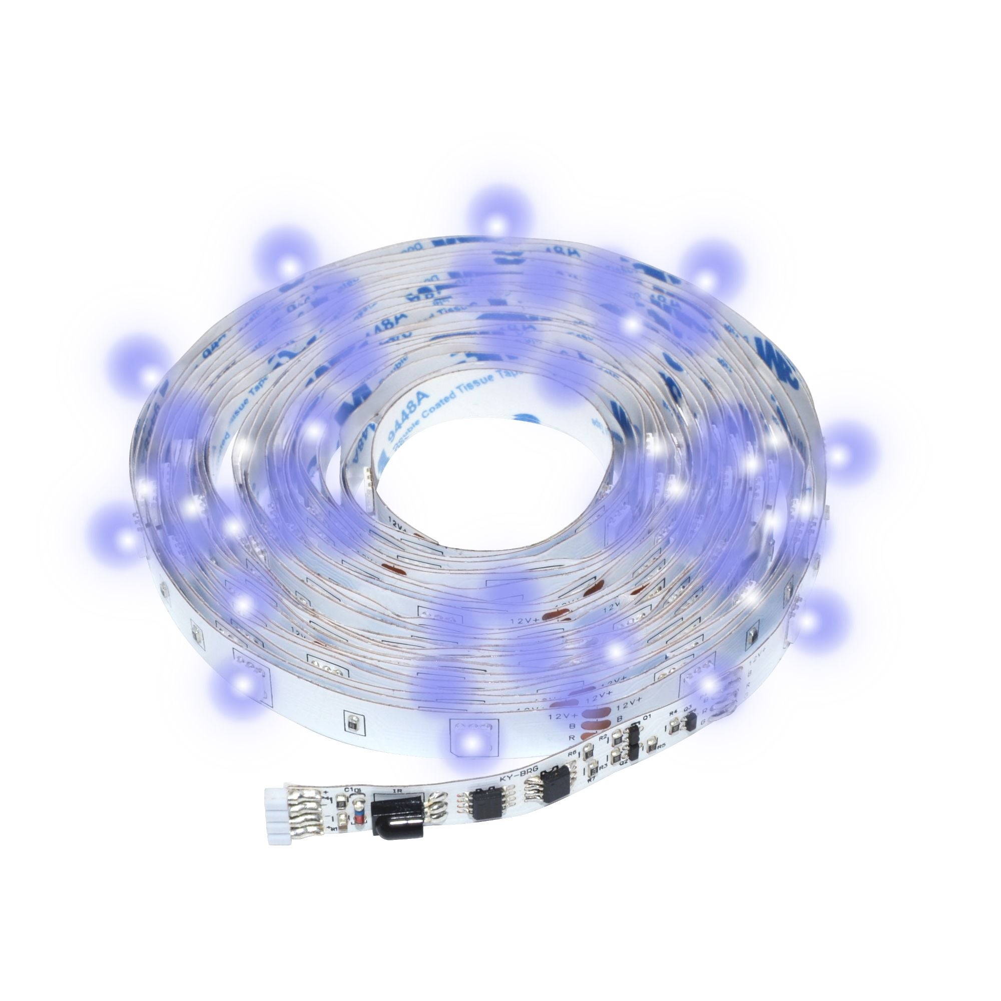 Kit banda LED, L 5 m, 24 W, 12 V, RGB, cu telecomanda, IP20