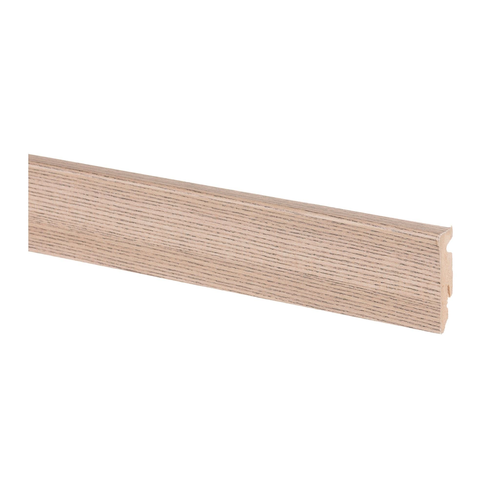 Plinta din MDF, 2400 x 58 x 14 mm, Artens Techno, frasin