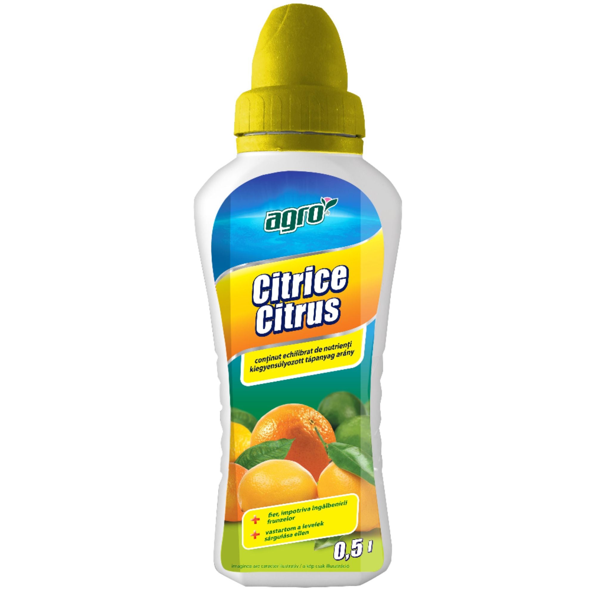 Ingrasamant citrice Agro, pentru primavara/toamna, lichid, 500 ml
