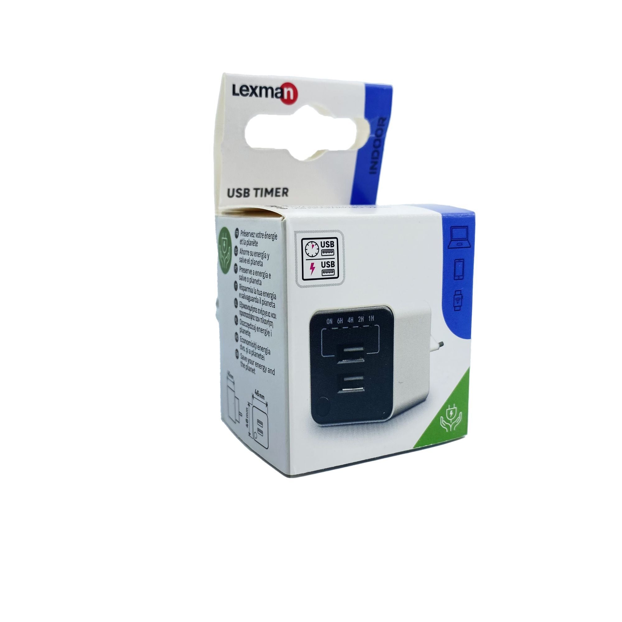 Priza programabila Lexman, digitala, 2 x USB, 15 W