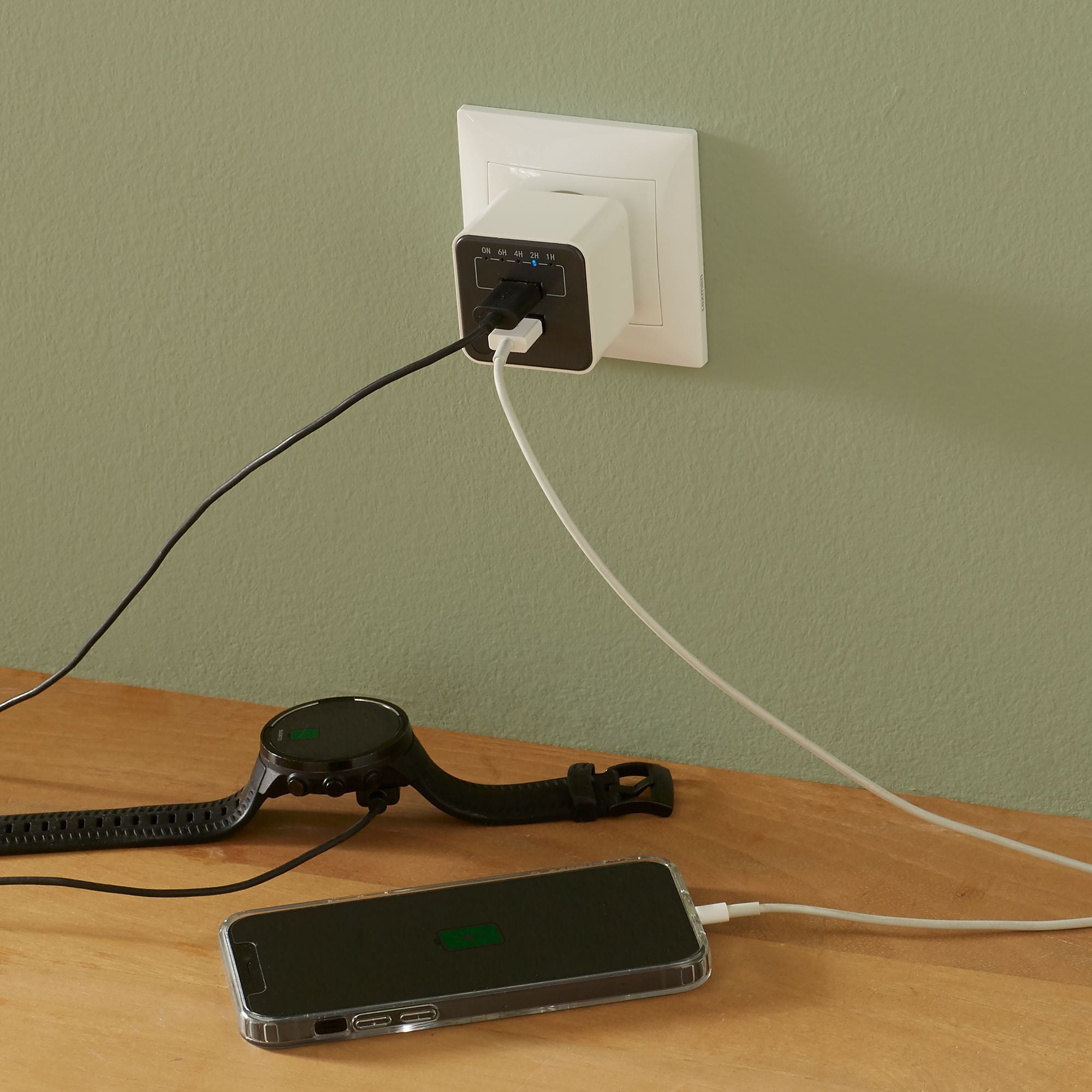 Priza programabila Lexman, digitala, 2 x USB, 15 W