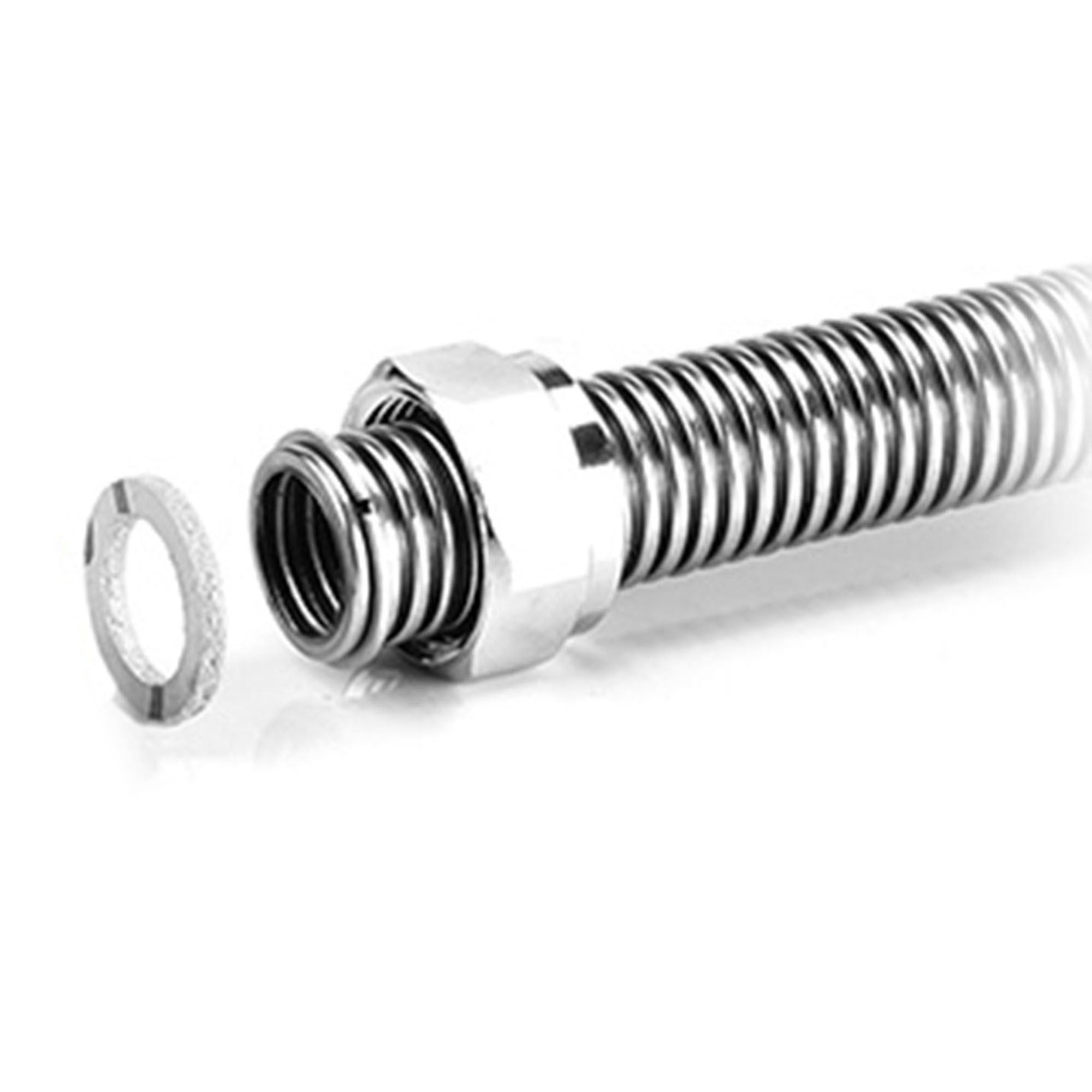 Teava din inox dublu, izolata, flexibila, gofrata, 16 x 1mm, L 10 m