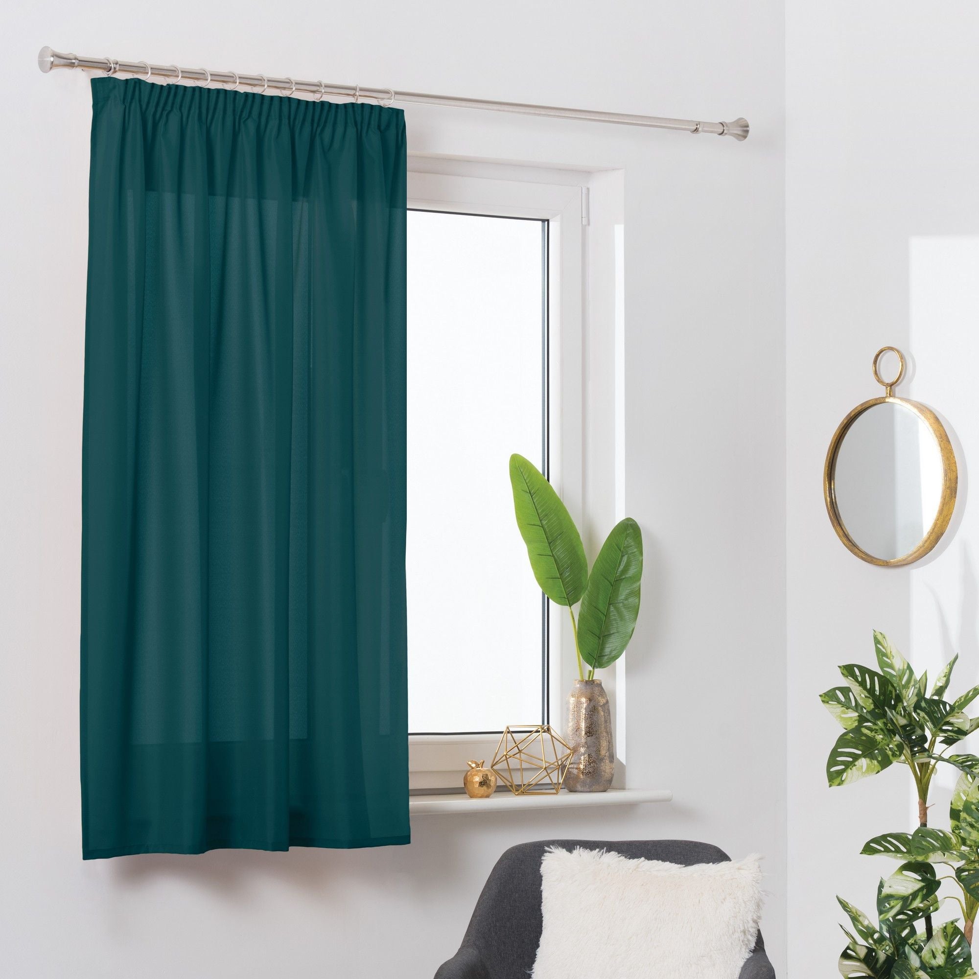 Draperie 140 x 160 cm Oxford, cu rejansa, verde
