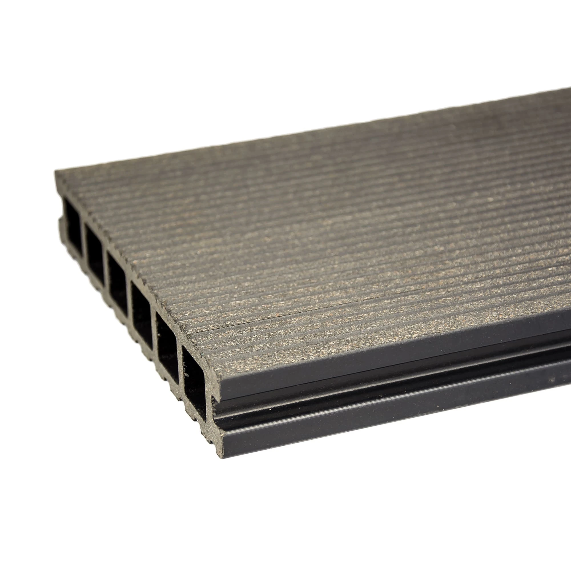 Dusumea terasa din WPC, 2400 x 170 x 27 mm, gri