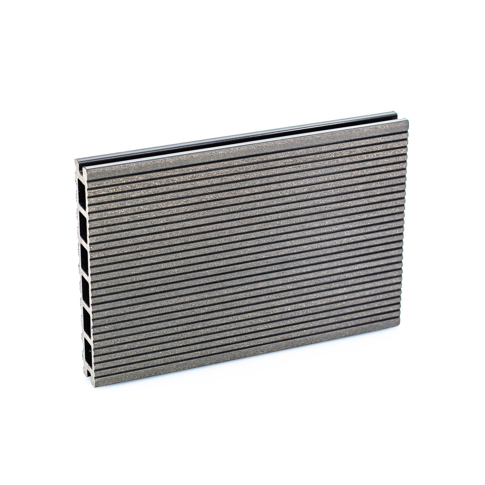 Dusumea terasa din WPC, 2400 x 170 x 27 mm, gri