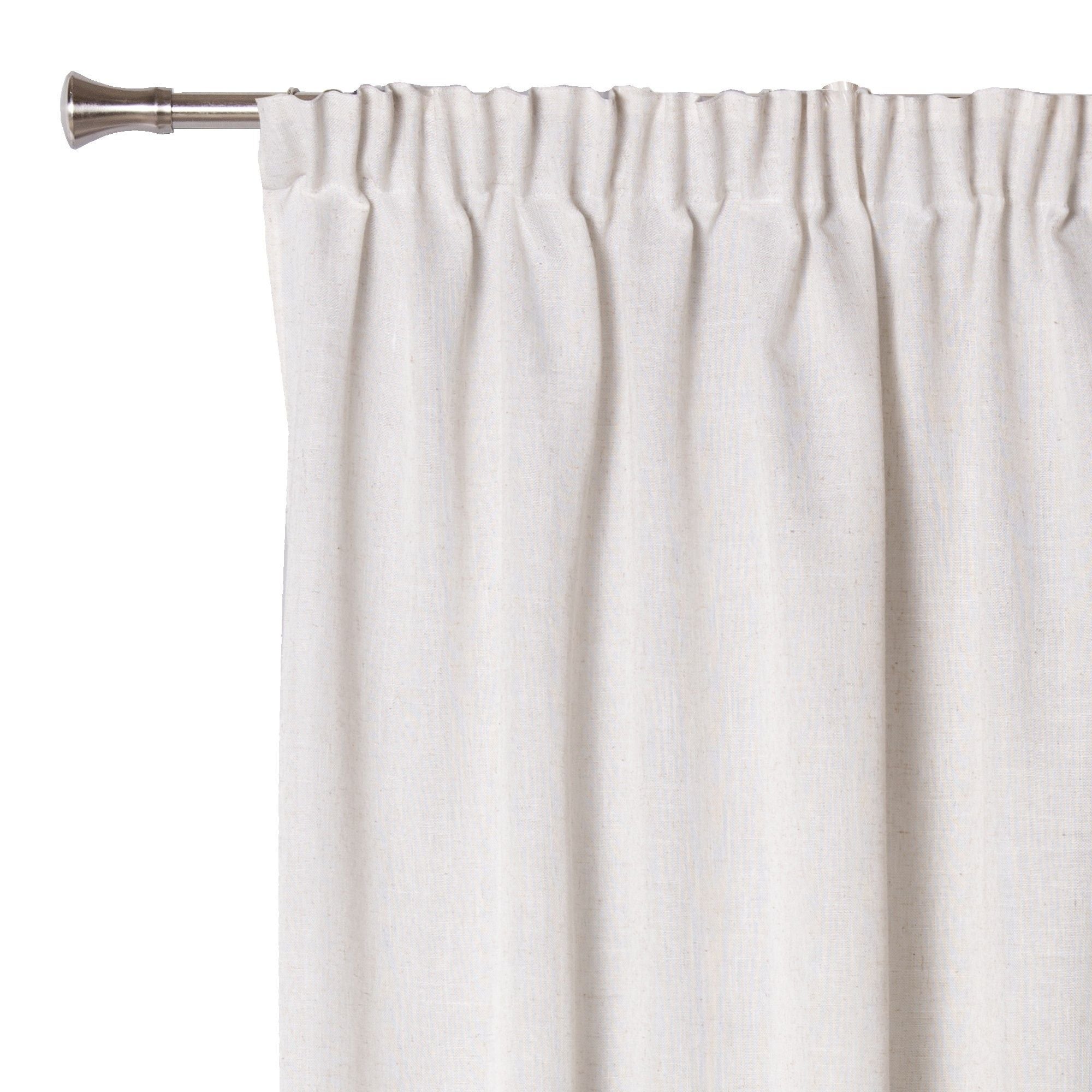 Draperie 140 x 260 cm Tulon, cu rejansa, bej