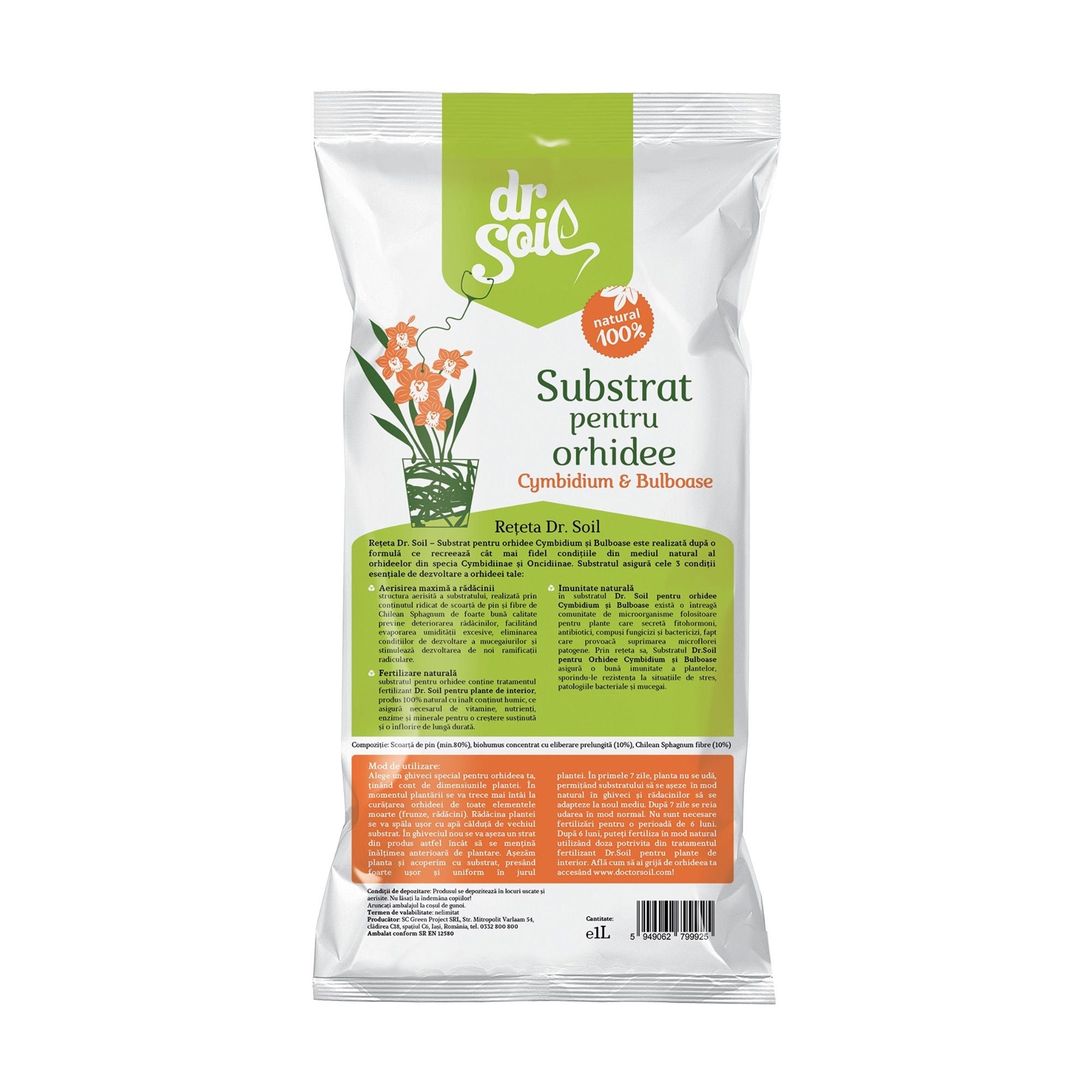 Substrat orhidee Cymbidium Dr. Soil 1L