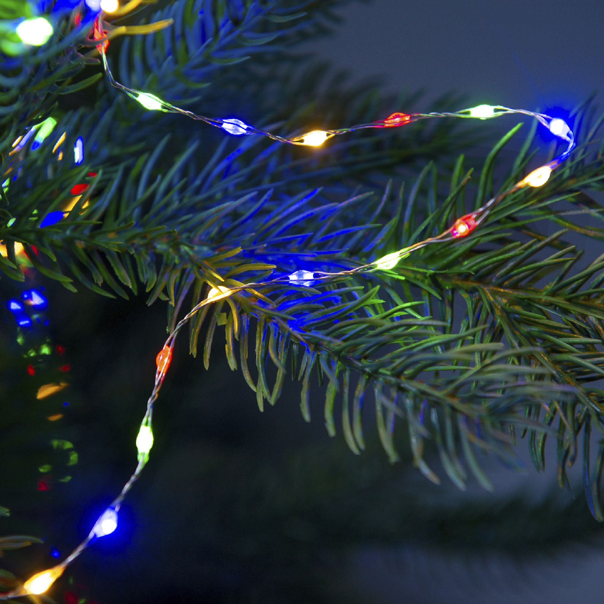 Instalatie de Craciun, Lumineo, tip sir, 240 micro LED-uri, lungime 12 ...