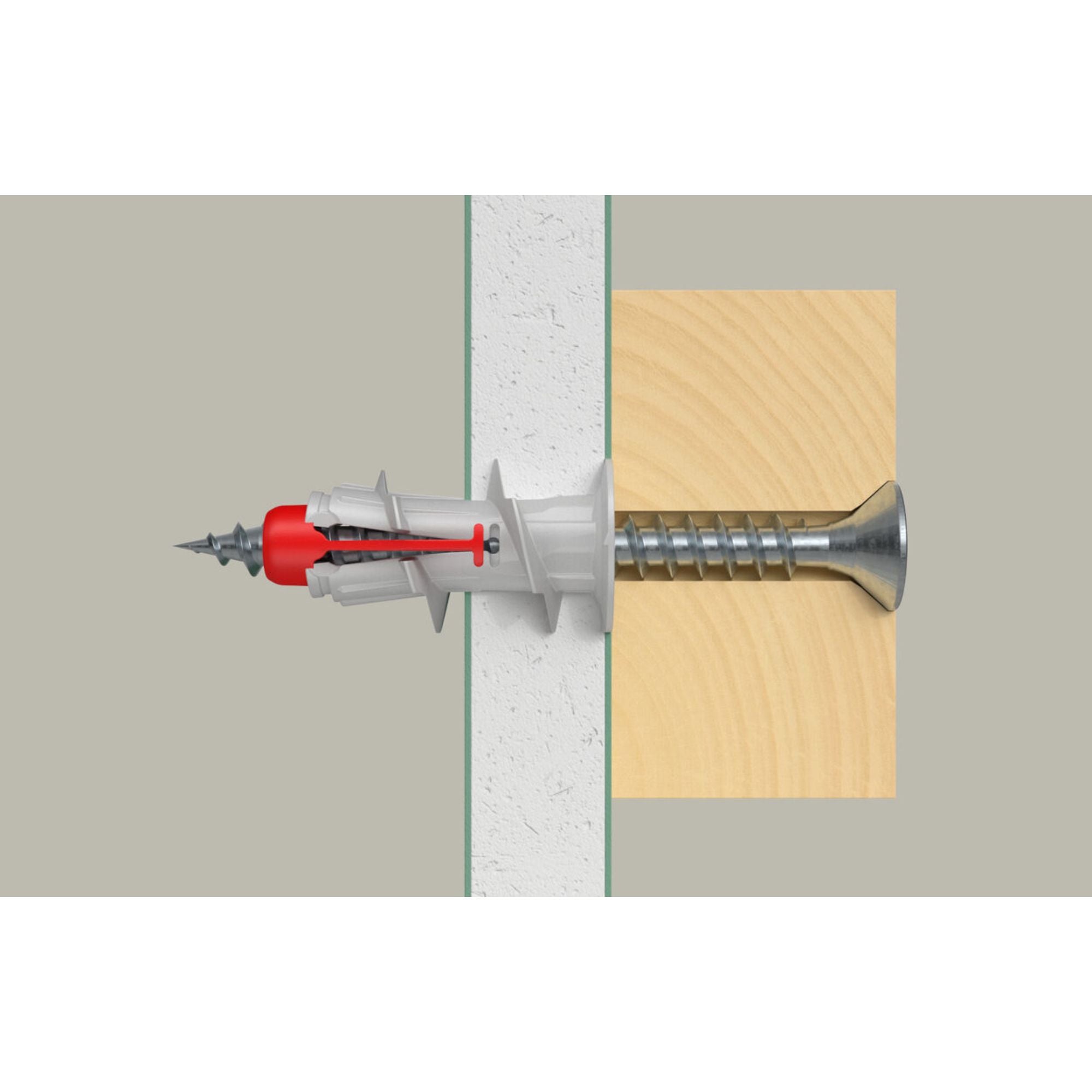 Diblu DUOBLADE FISCHER, pentru gips carton, Ø 4.5 x 44 mm (set 40 buc)