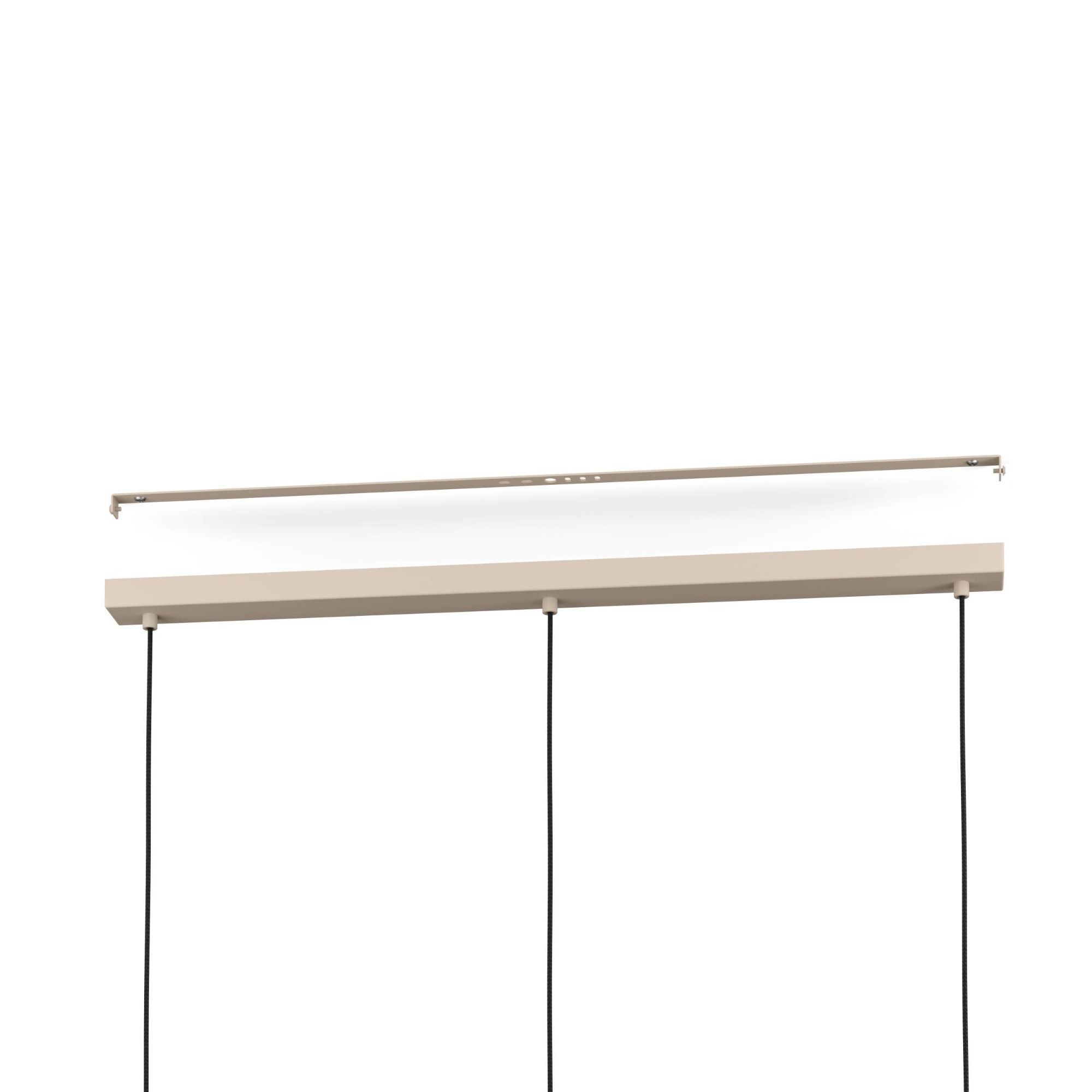 Pendul Valdiola, 3 x E27, 40 W, L 93 cm, cappuccino