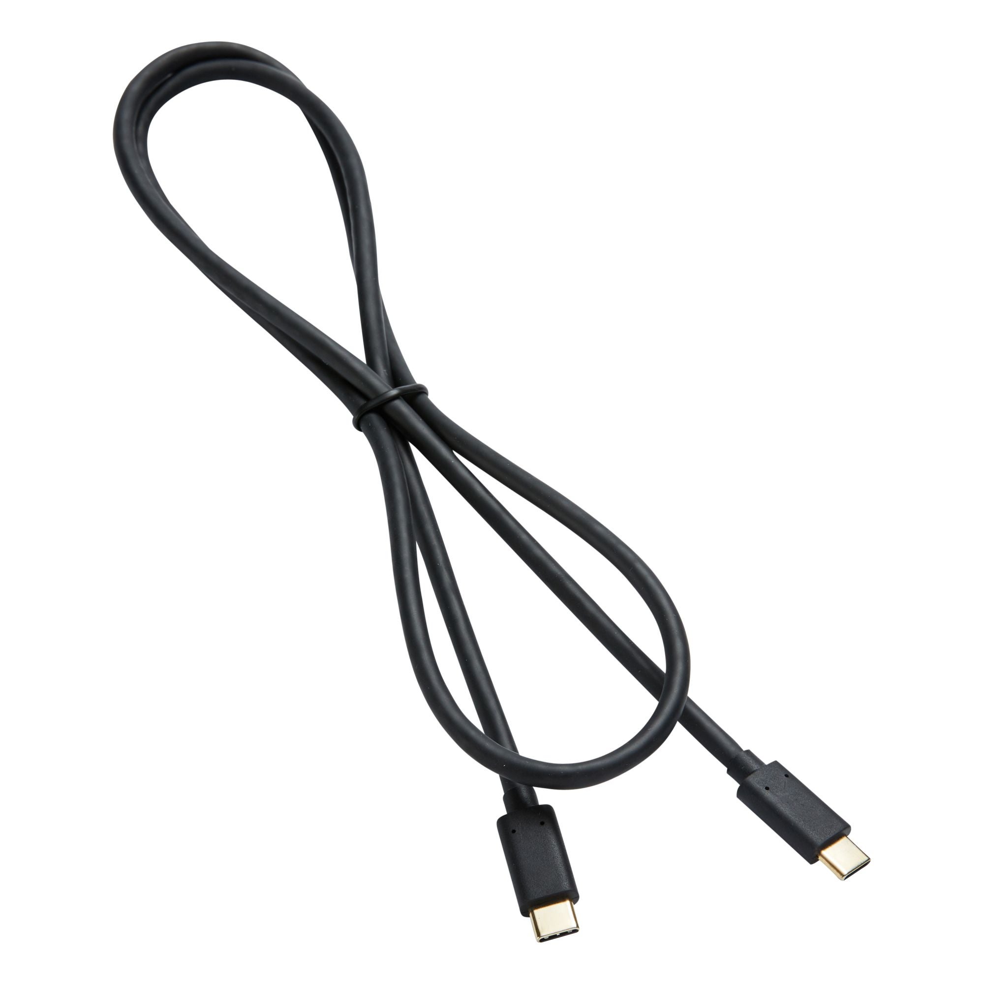 Cablu USB Evology, USB tip C - USB tip C, 1 m, cauciuc/cupru, negru