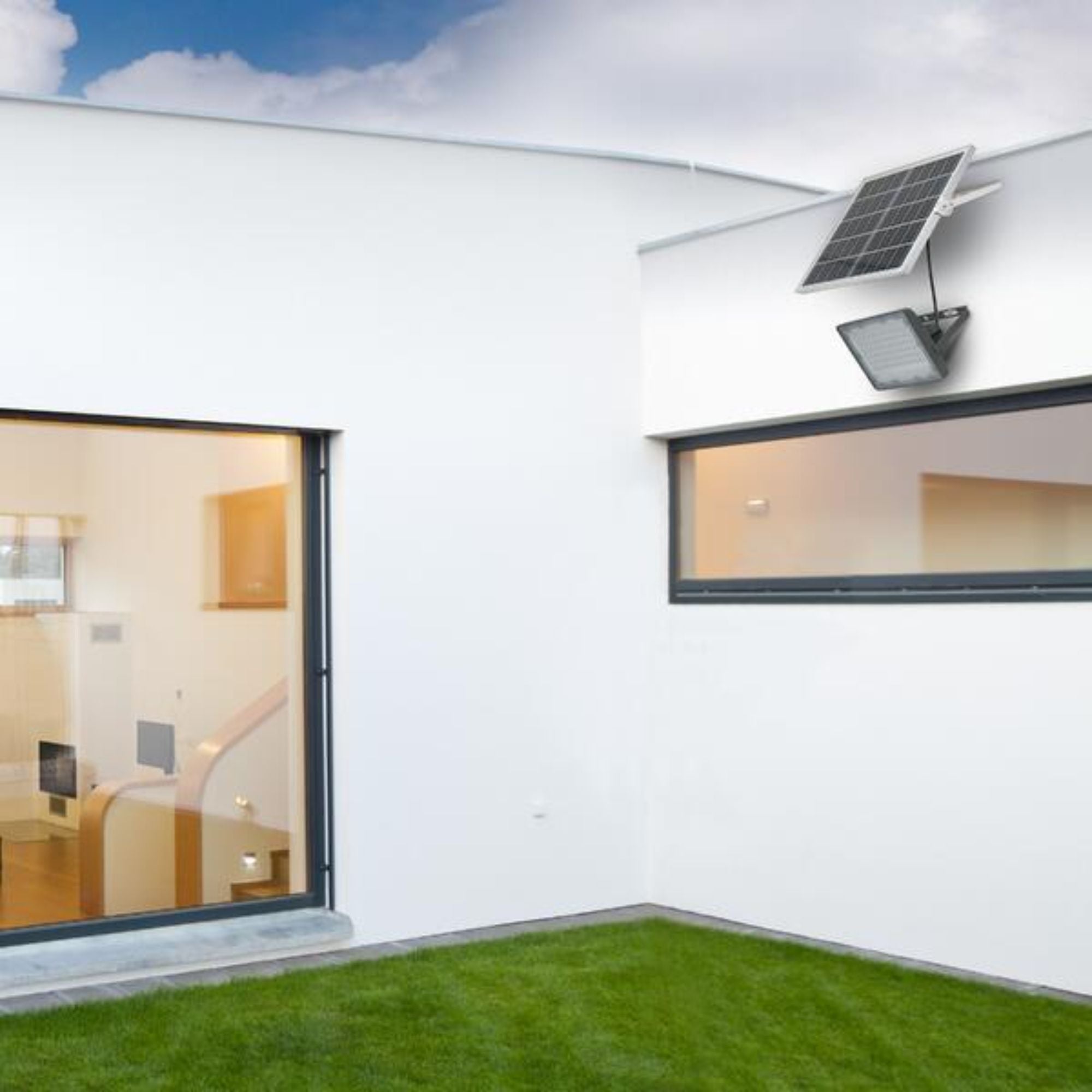 Proiector solar Bevo 30, 670 lumeni, lumina neutra, IP65