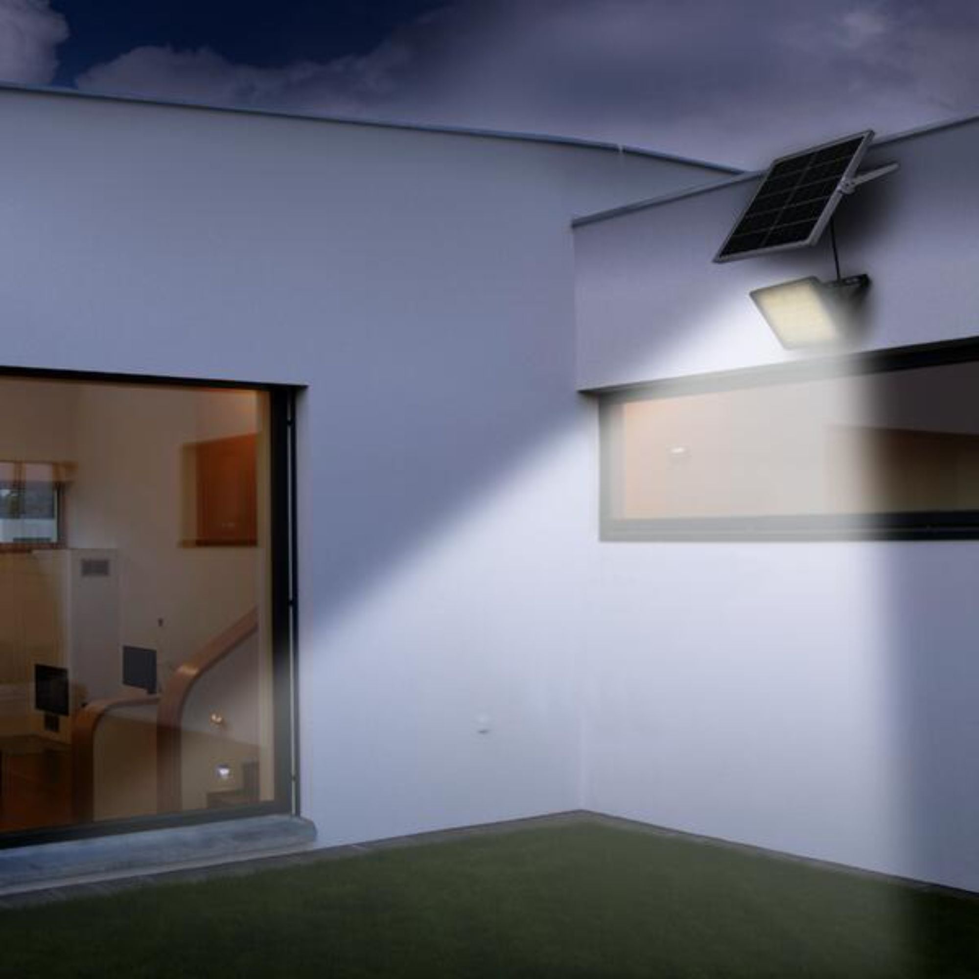 Proiector solar Bevo 60, 1200 lumeni, lumina neutra, IP65