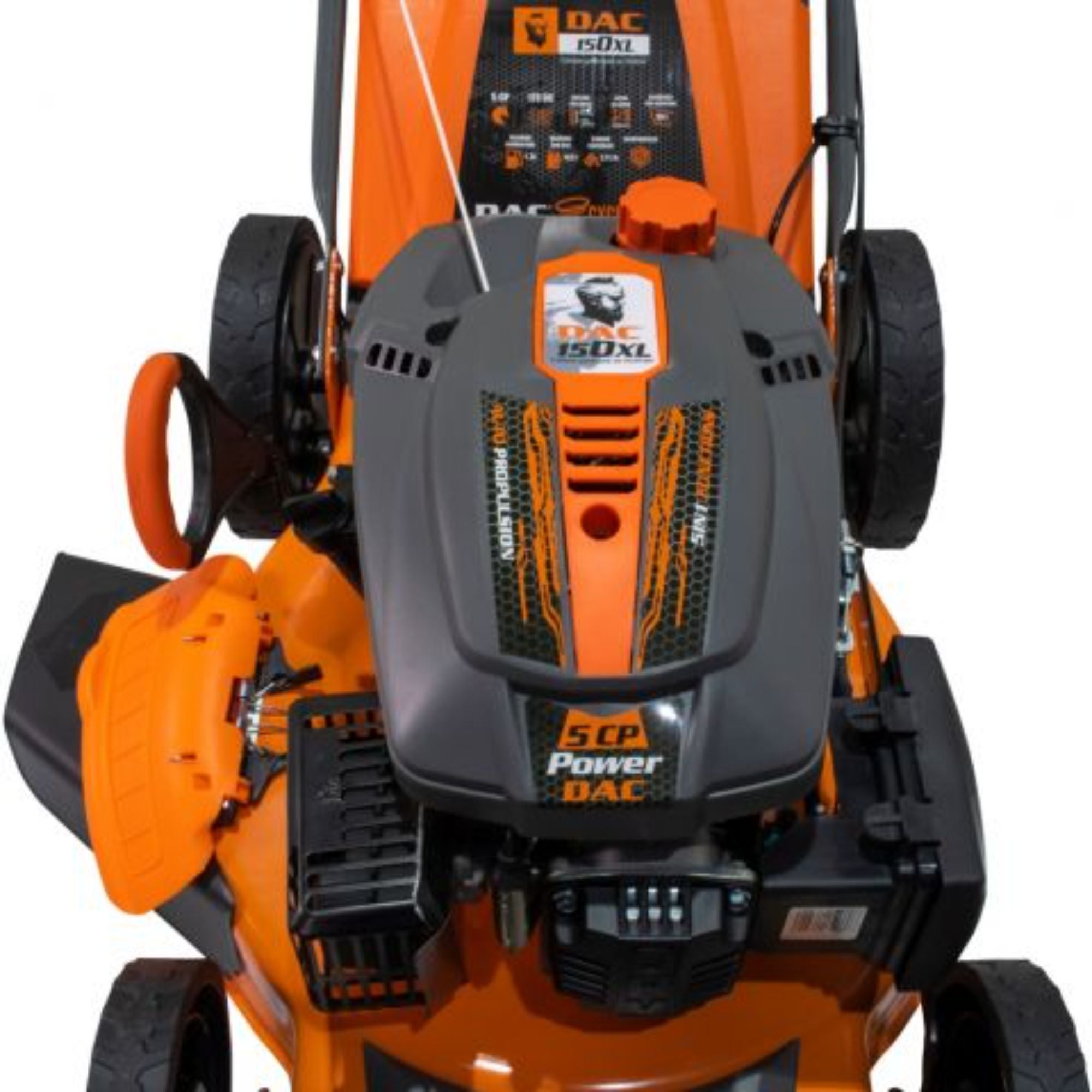 Masina de tuns iarba DAC 150XL Ruris, pe benzina, 5 CP, 3.6 kW, 55 L ...