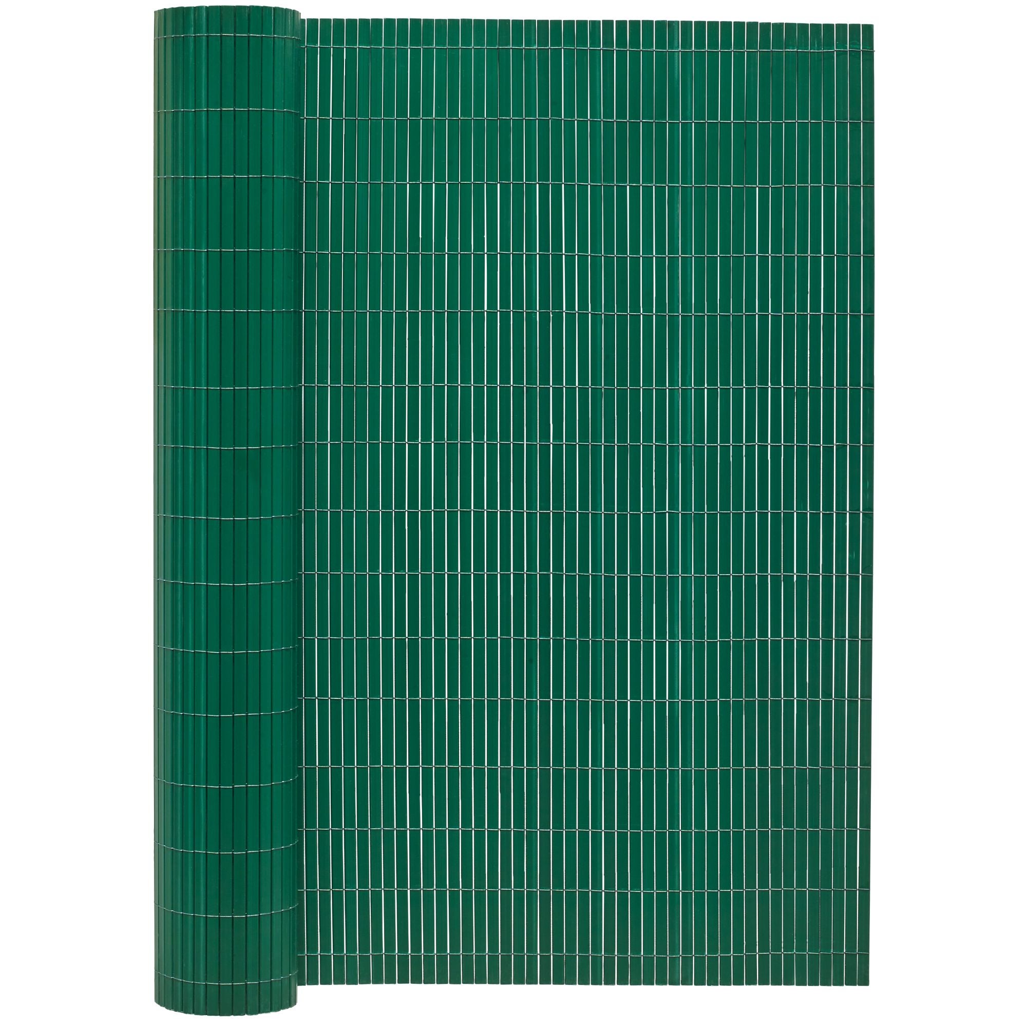 Protectie vizuala gradina si balcon, PVC, 500 x 150 cm, verde