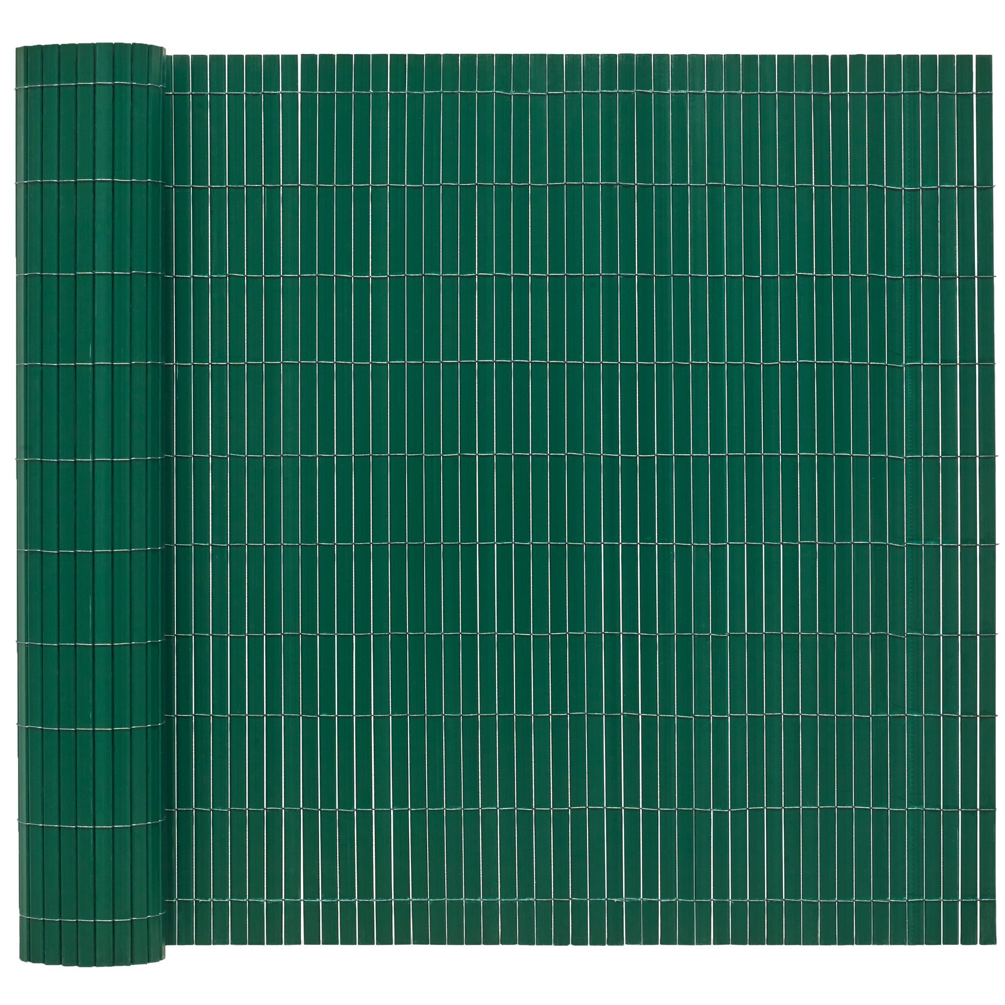 Protectie vizuala gradina si balcon, PVC, 500 x 200 cm, verde