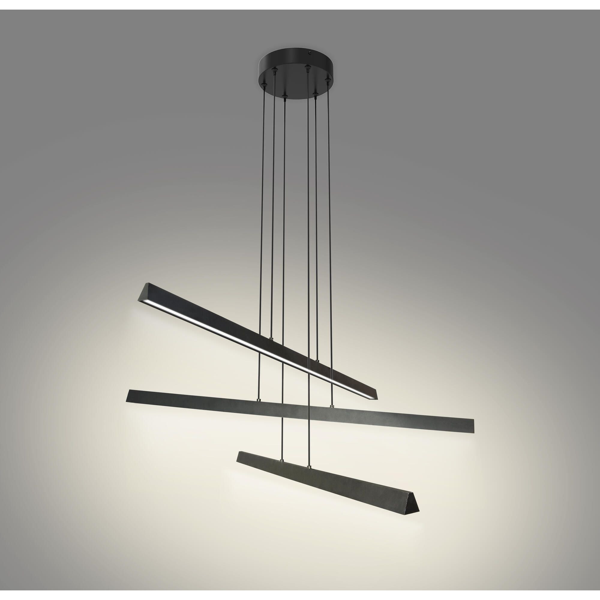 Pendul LED Finch, 5100 lumeni, dimabil, cu schimbarea temperaturii de ...