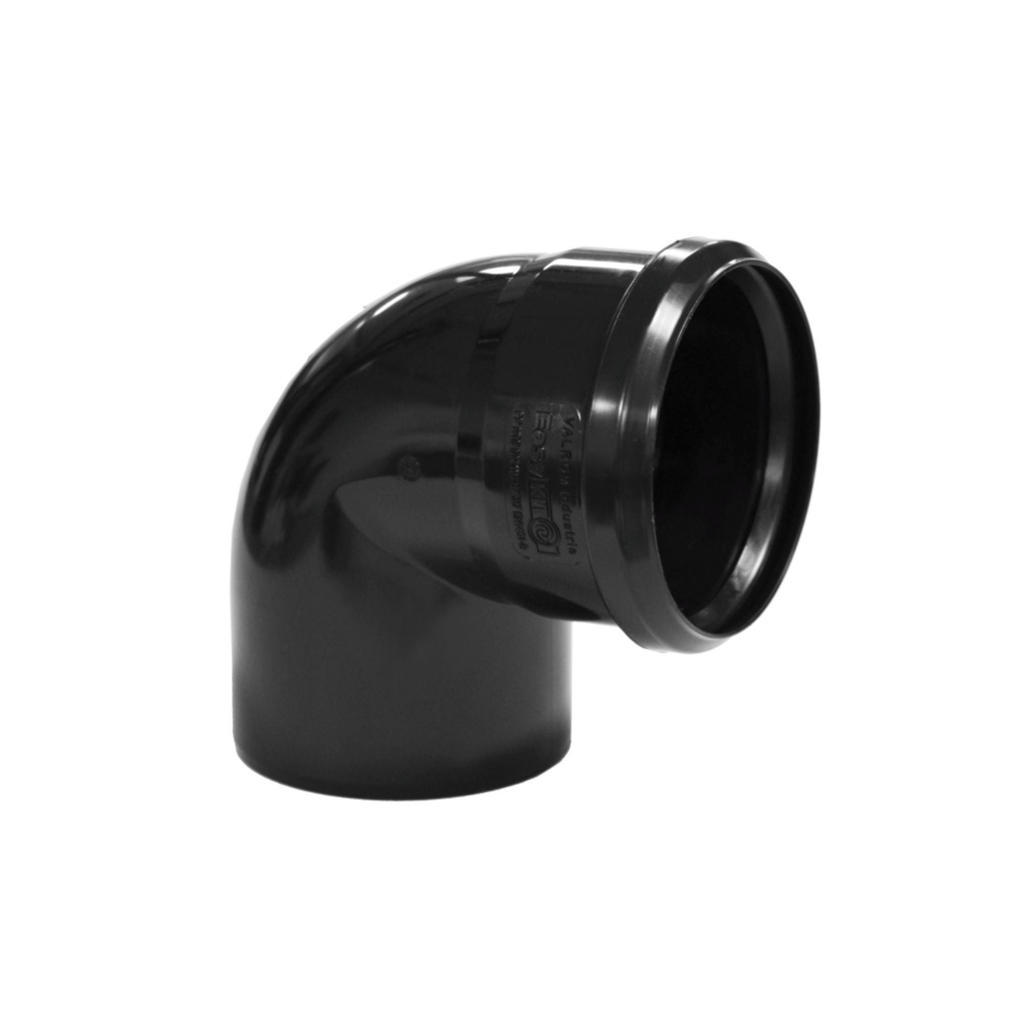 Cot polipropilena, fonoabsorbant, ignifugat, Ø 50 mm, 87°