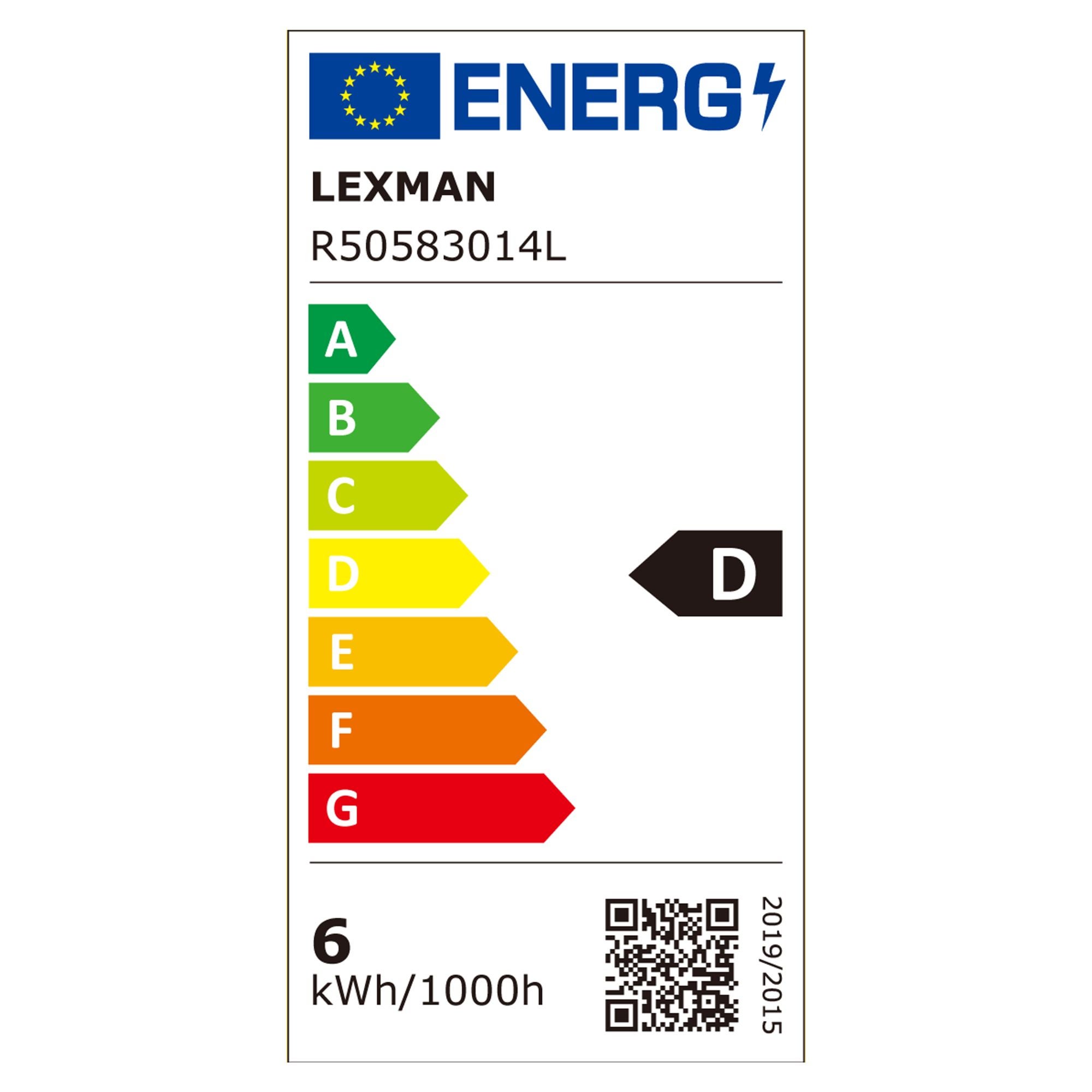 Bec LED Lexman, E14, R50, 5.8 W, alb cald, 3000K, 806lm, mat