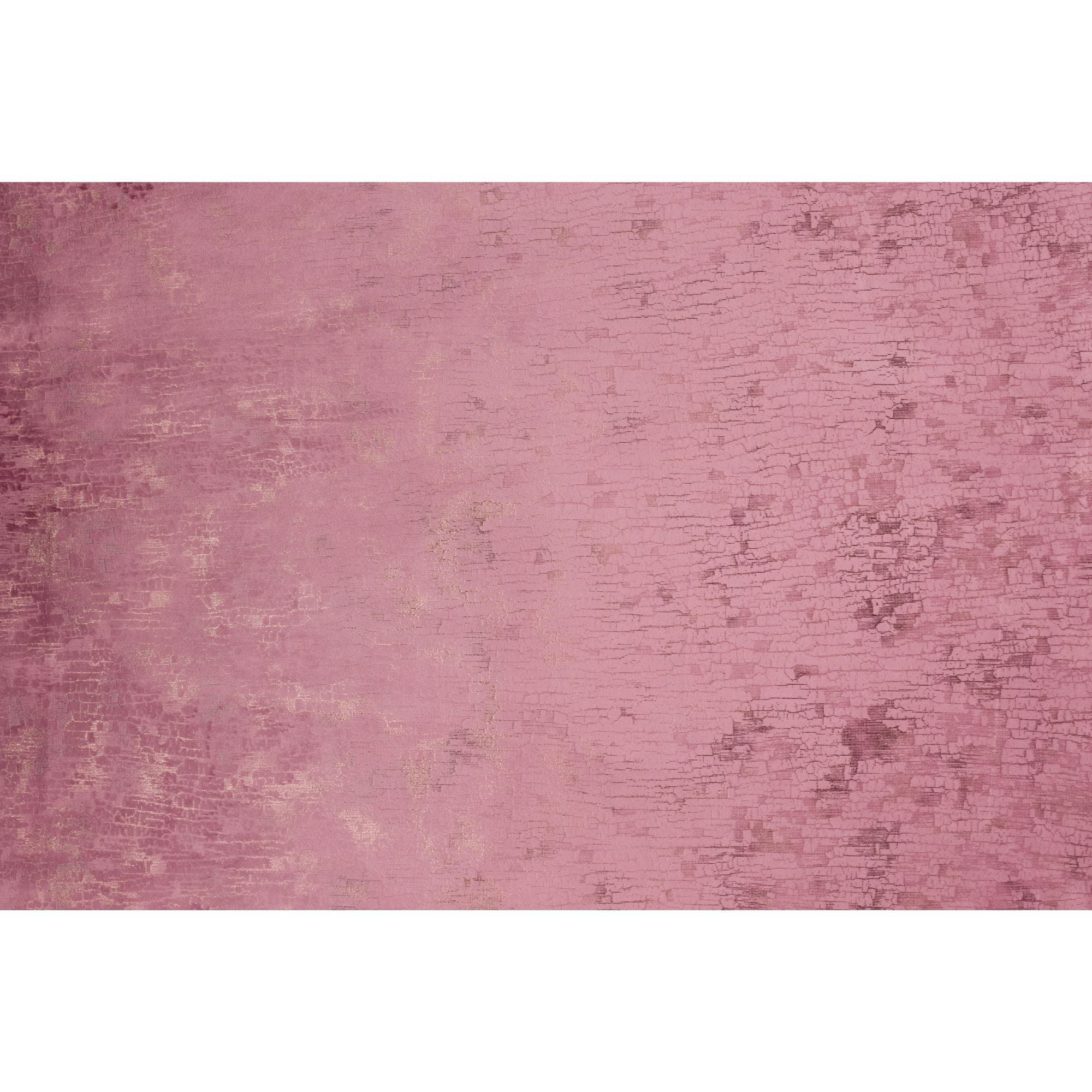 Draperie 210 x 260 cm Indien, cu rejansa, catifea roz