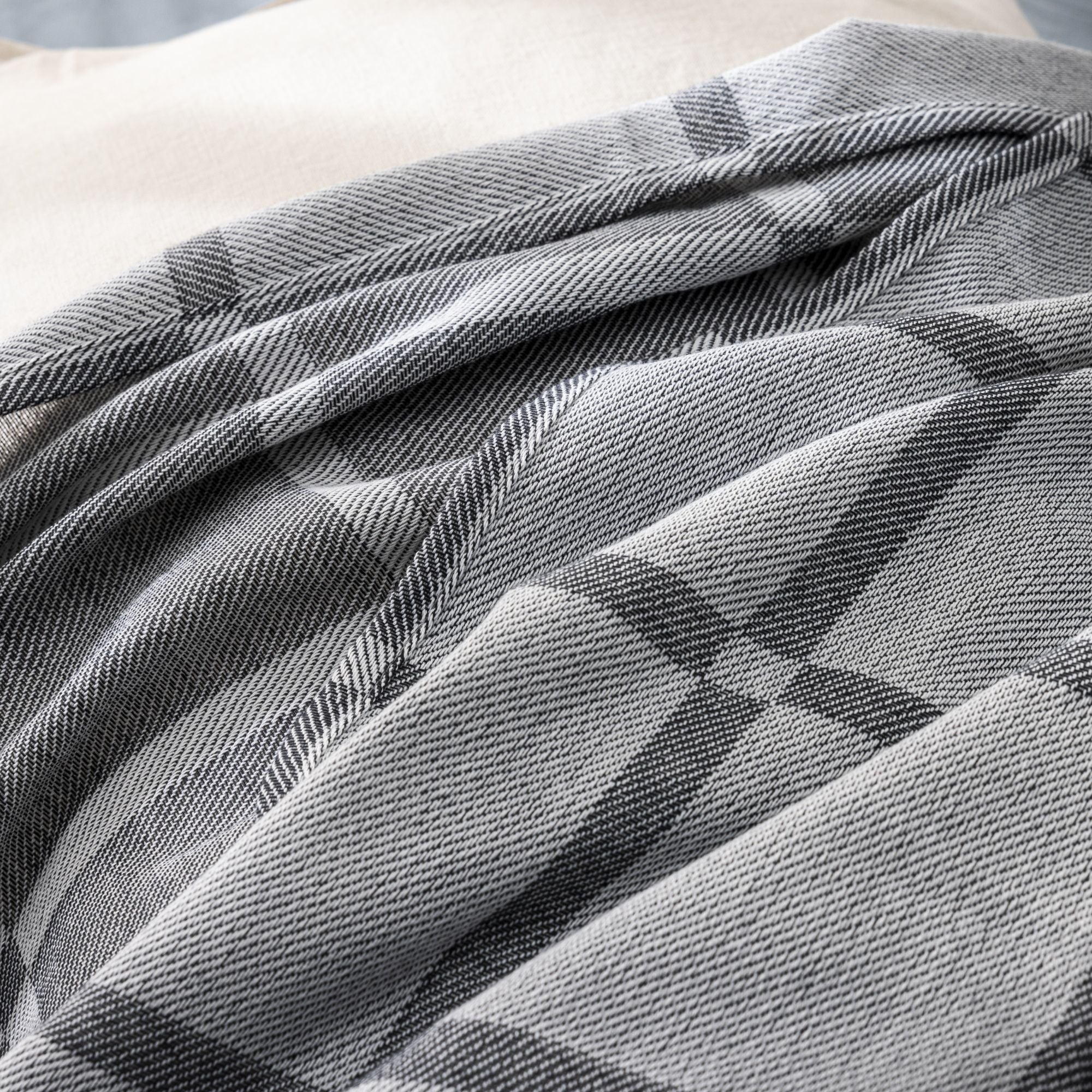 Patura Inspire Grafit, 130 x 170 cm, alb-negru