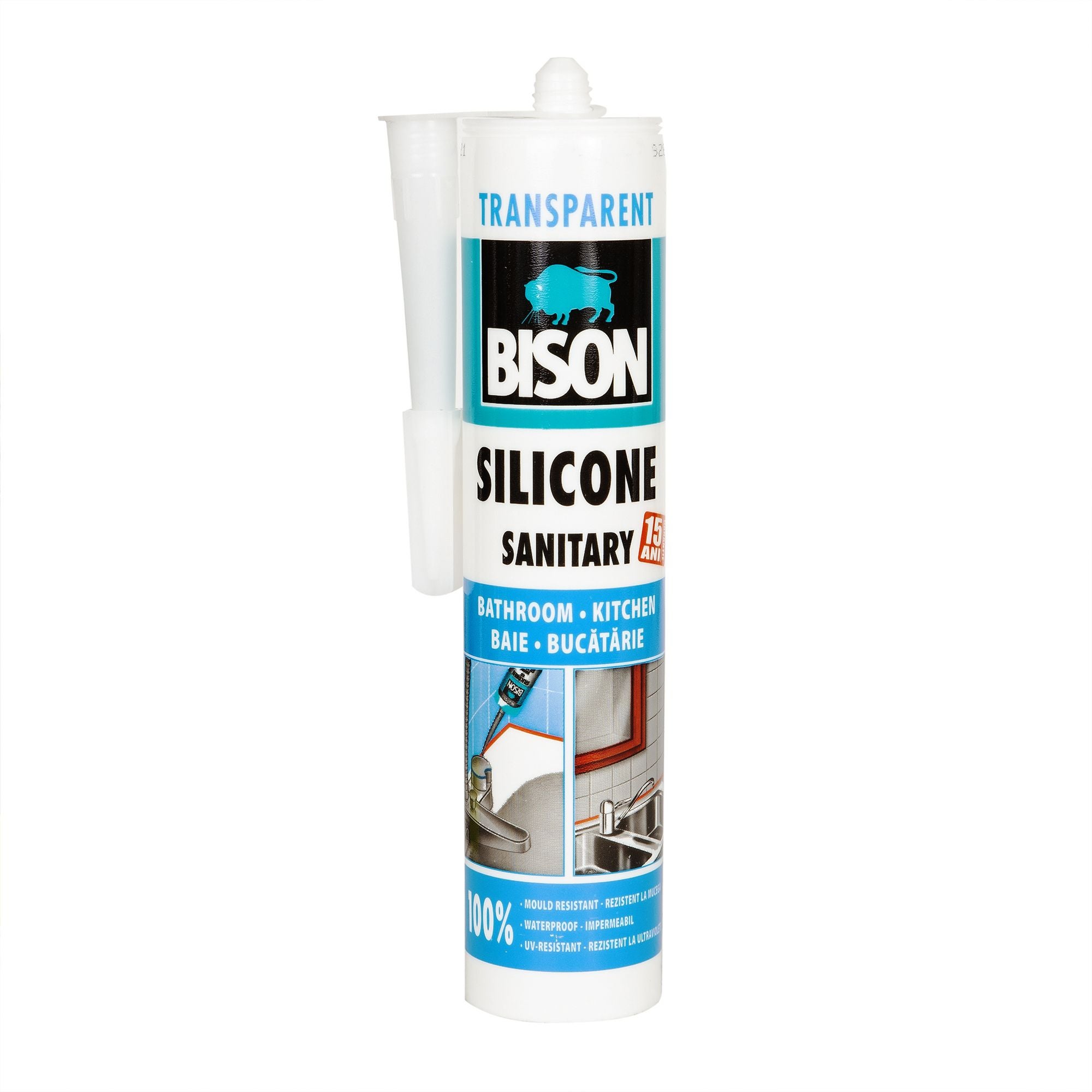 Silicon sanitar Bison 280ML transparent